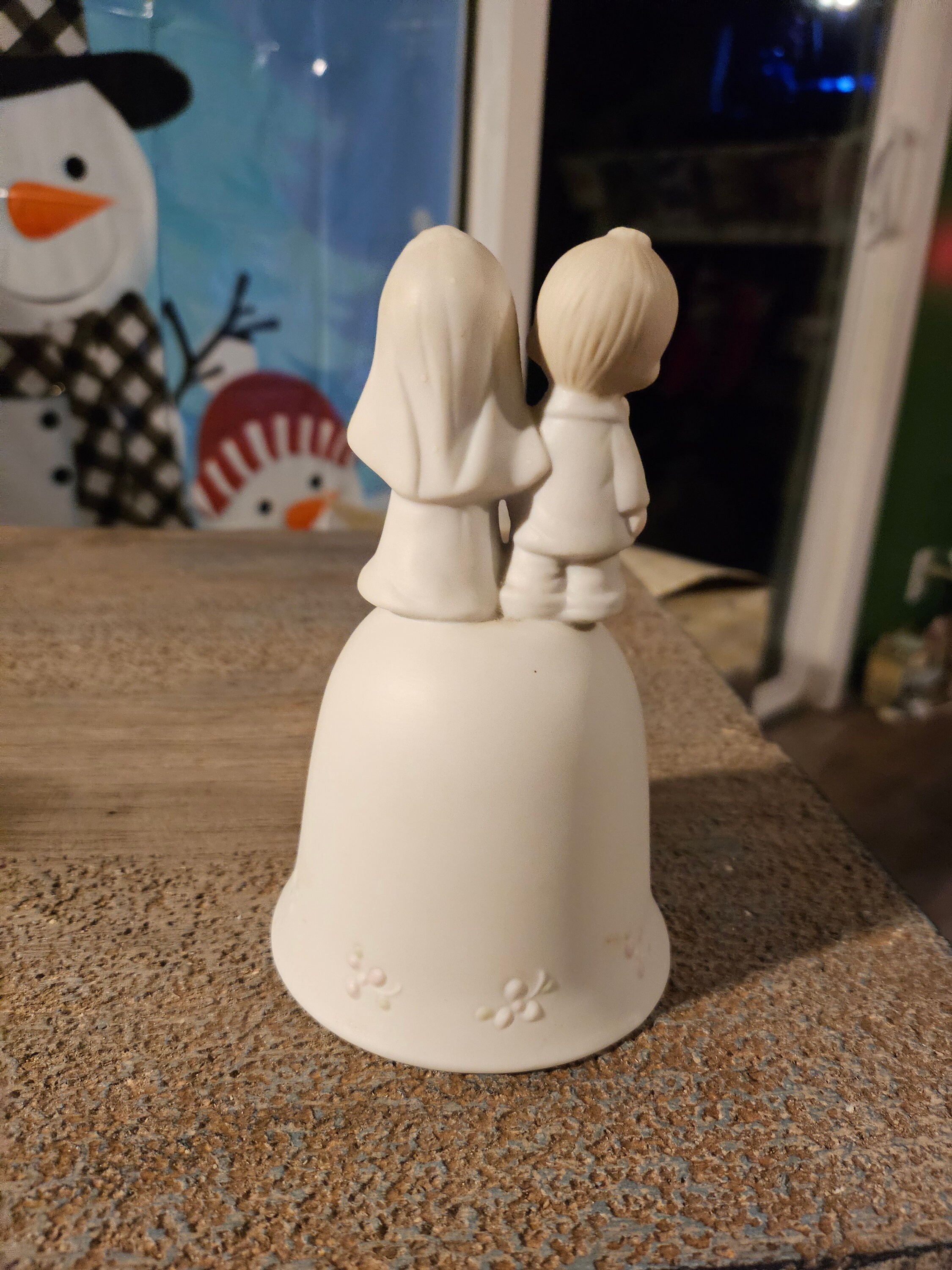 Antique 1981 Precious Moments Figurines Bell Bless the Two of You #1547 ...