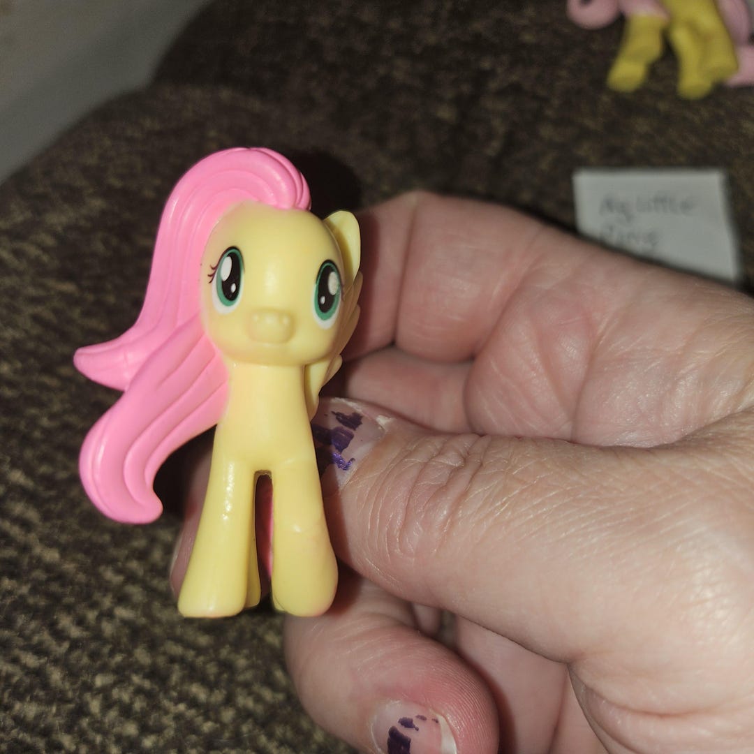 My Little Pony Mini Flutter Shy Hot Pink #2693 - Etsy