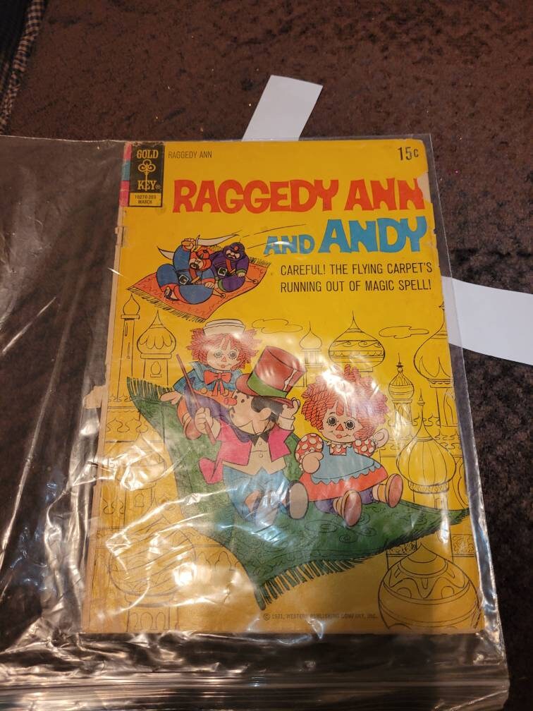 Antique 1971 Raggedy Ann and Andy Comic Book - Etsy