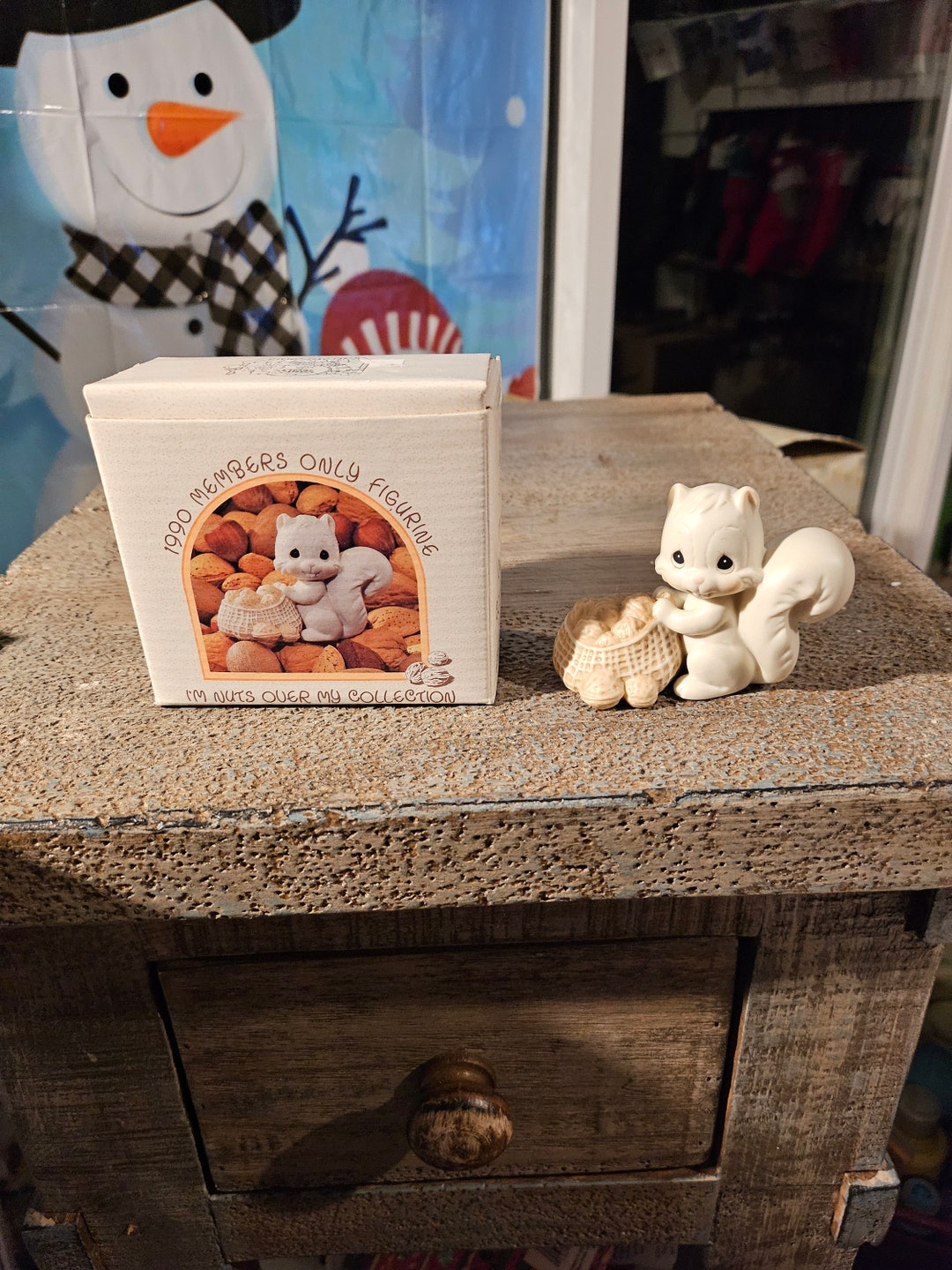 Vintage 1990 Precious Moments I'm Nuts Over My Collection Birthday Club ...