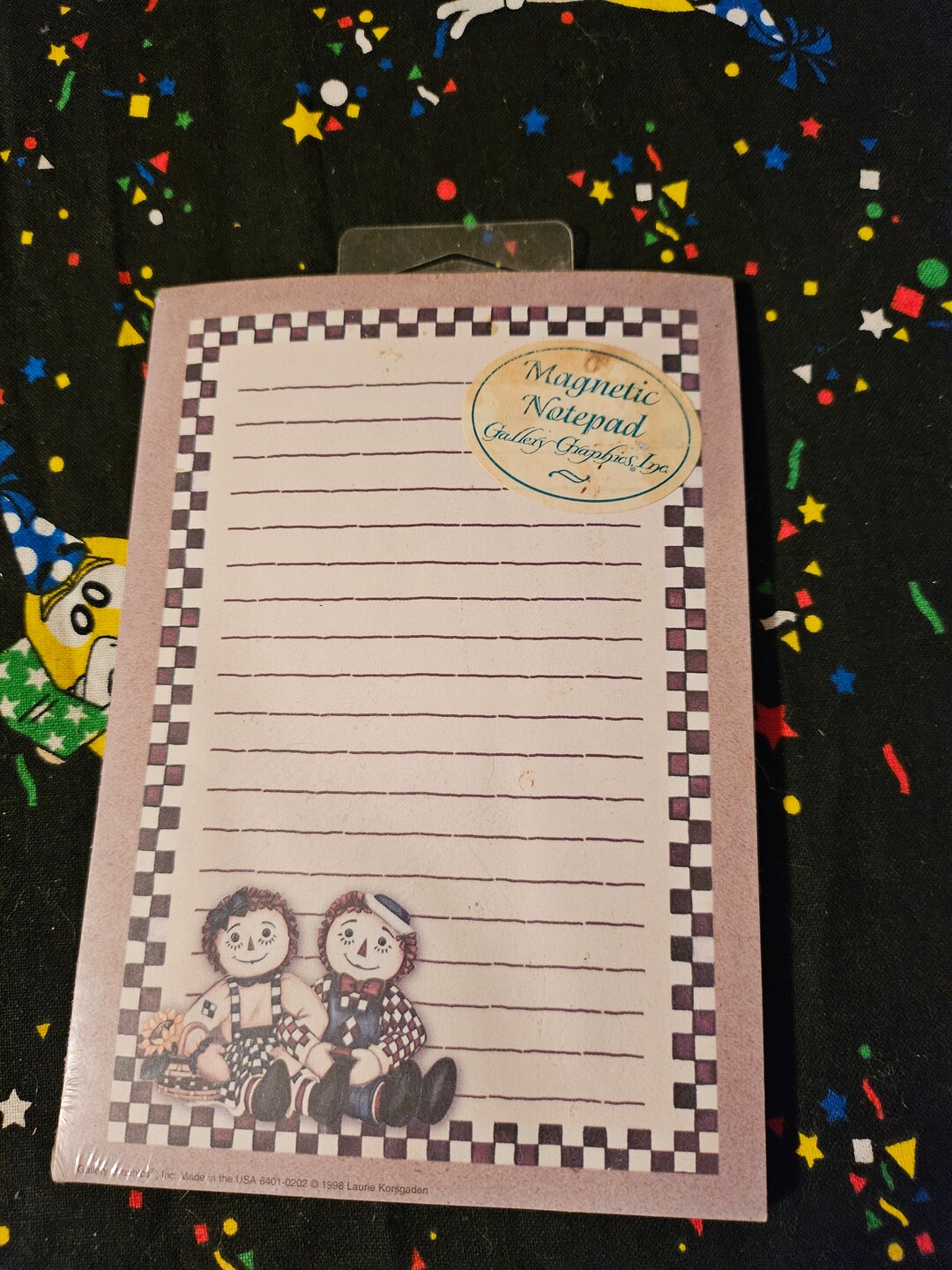 50 Sheet Notepad Raggedy Ann and Andy 767 Bookshelf - Etsy
