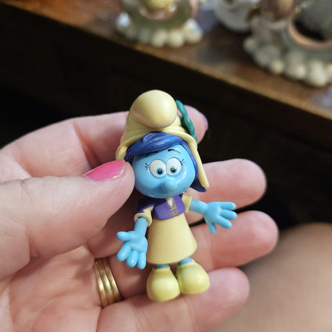 Smurfette Blossom Figurine #2547 - Etsy