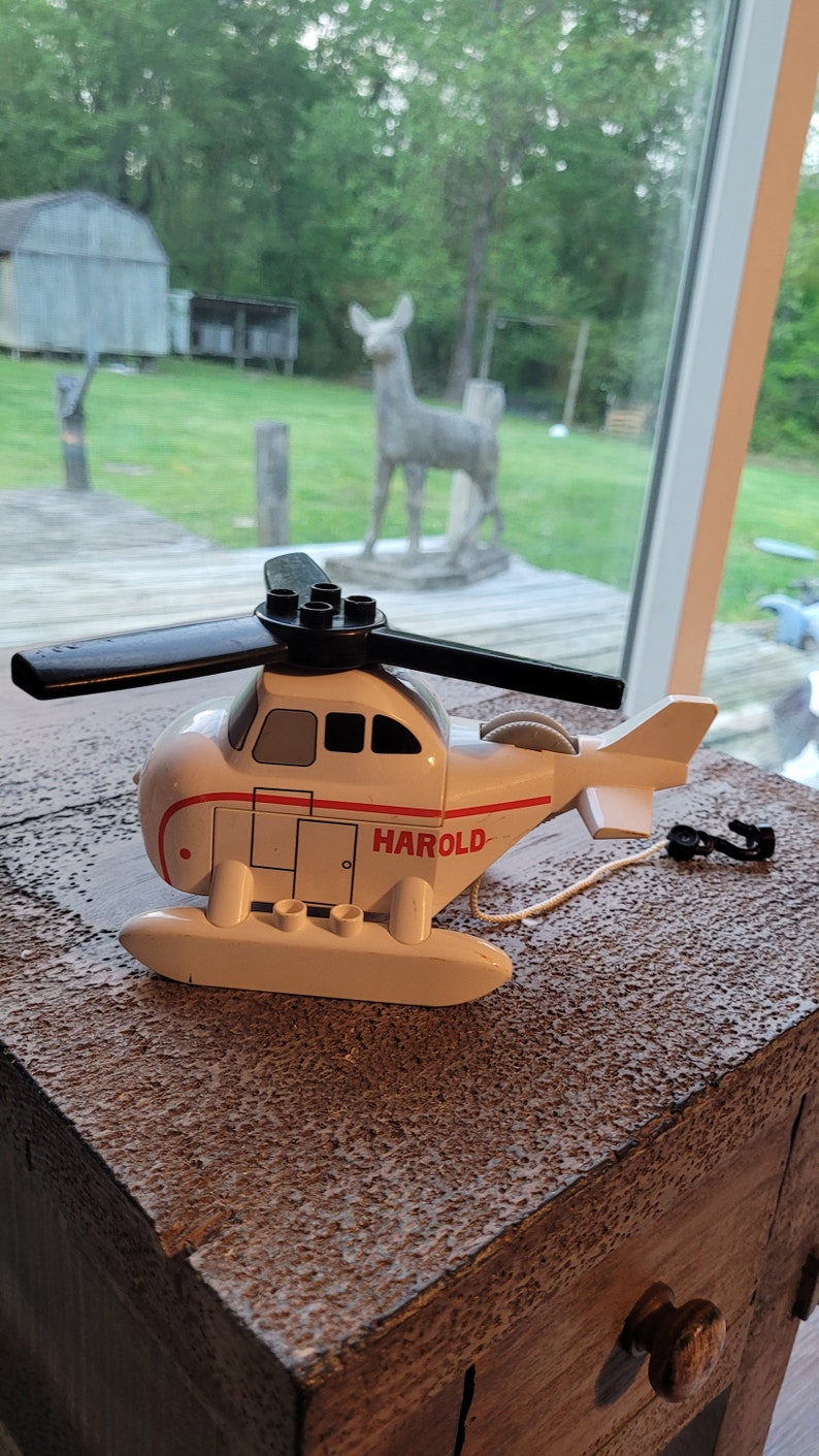 Vintage Lego Thomas the Train Harold Helicopter #1821 - Etsy