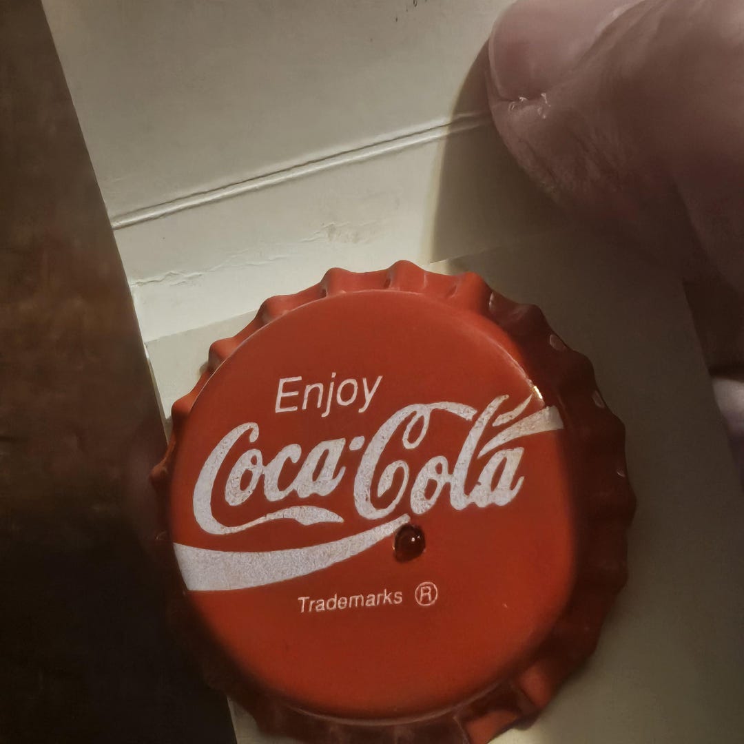 Vintage Coca Cola Button Round Bottle Cap Lights up Pin 1092 - Etsy