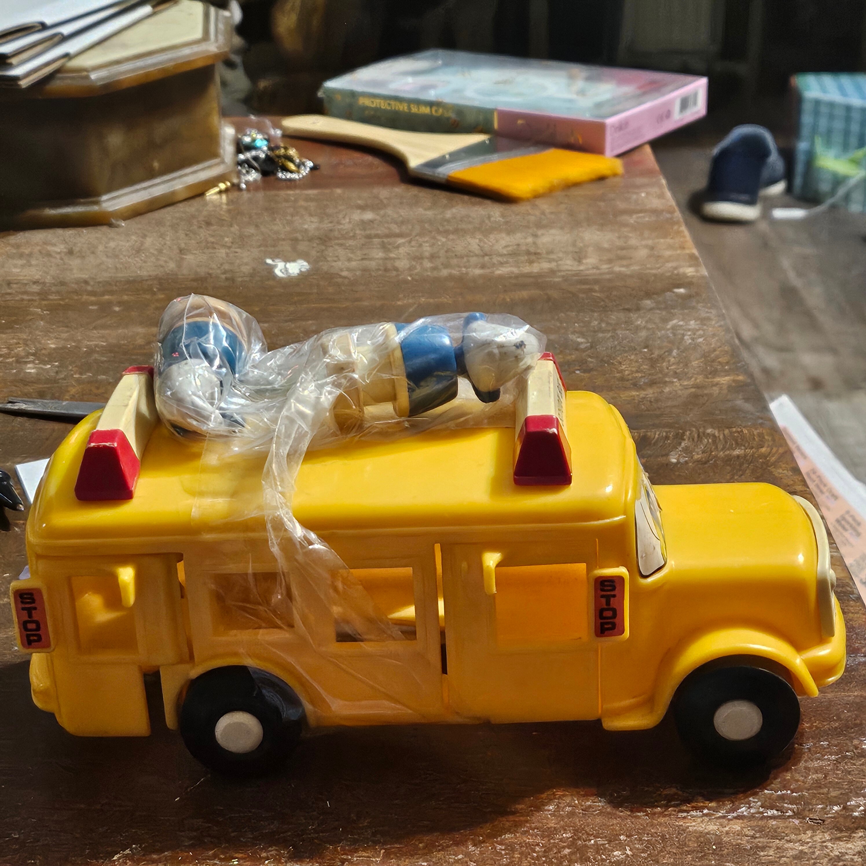 1982 Smurf School Bus 1917 - Etsy