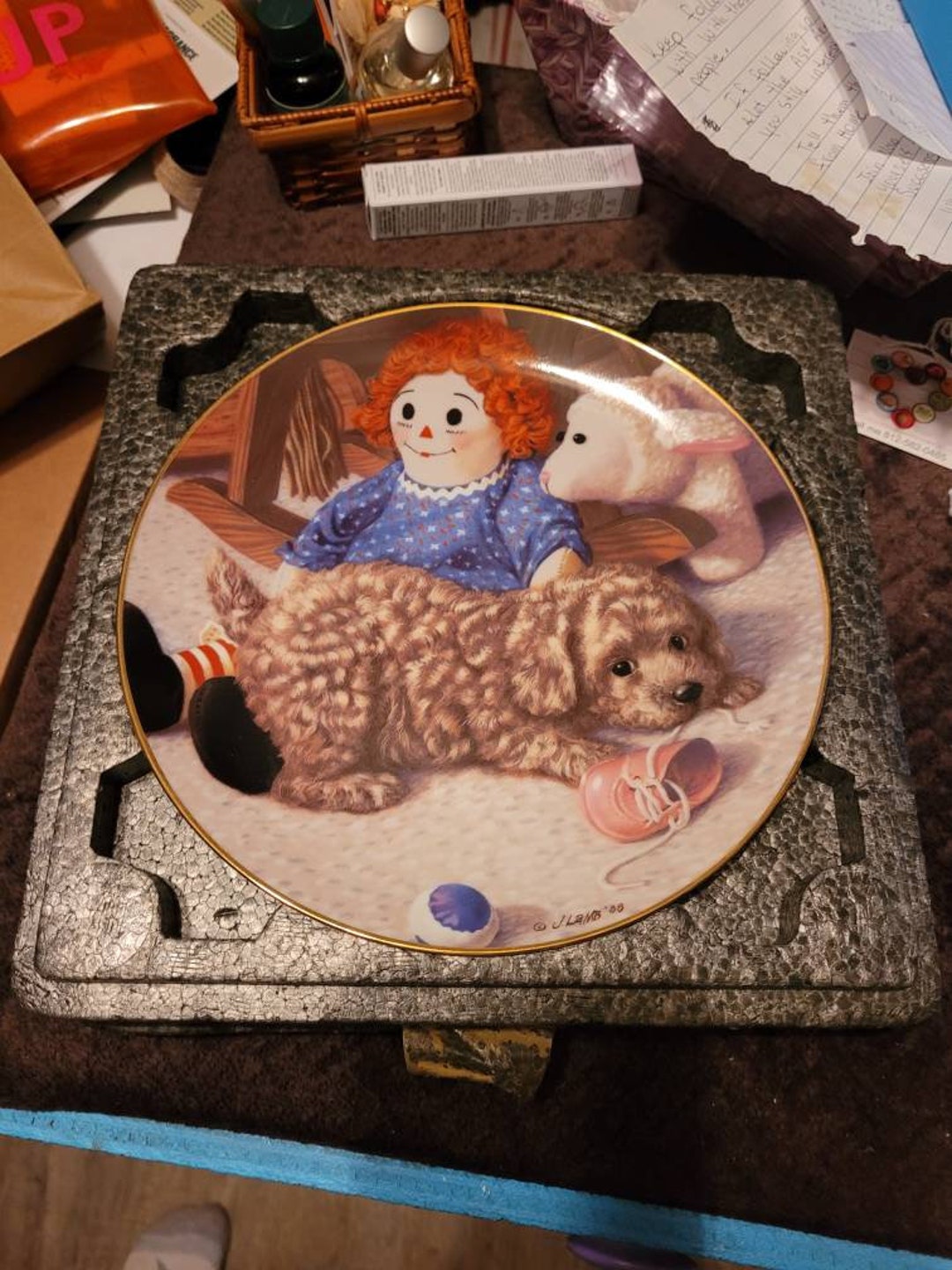 Vintage 1987 Collectors Plate Puppy Playtime #1693 - Etsy