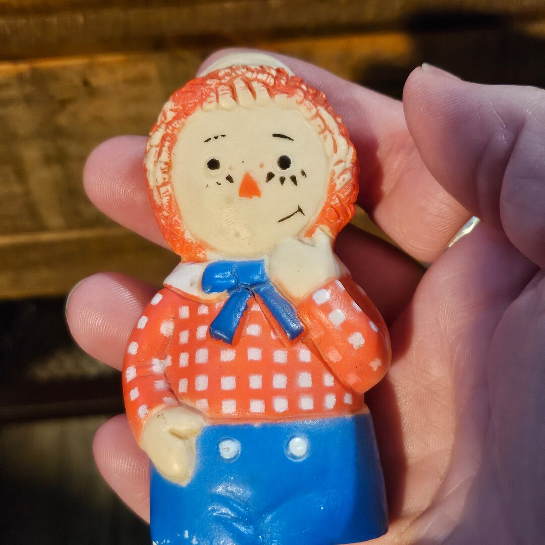 Antique 1972 Raggedy Andy Figure Puppet 3" #966#967 - Etsy