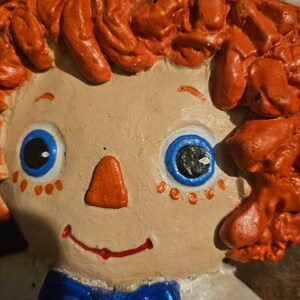 Antique 1960s Raggedy Ann and Andy Chalk Art Andy#279 - Etsy