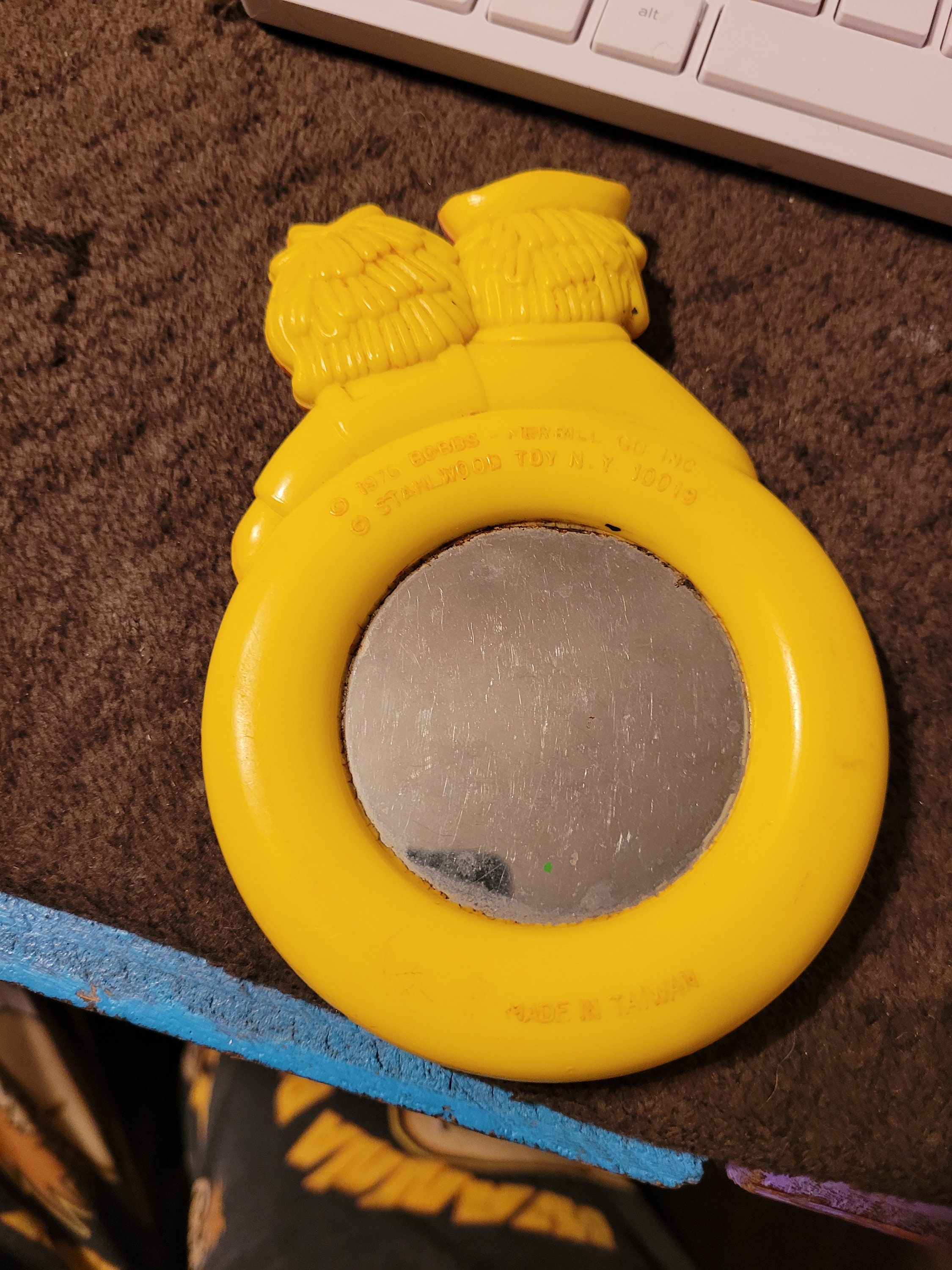 Antique 1976 Raggedy Ann and Andy Baby Mirror / Rattle - Etsy