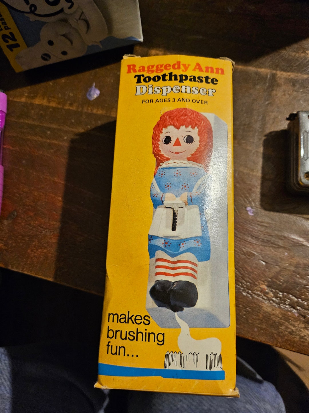 Antique 1973 Raggedy Ann Toothpaste Dispenser #1357 - Etsy