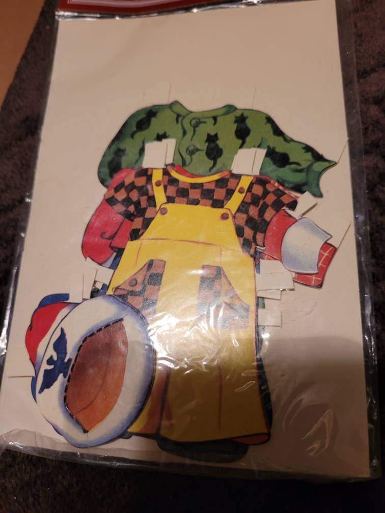 1995 Raggedy Andy Paper Doll - Etsy