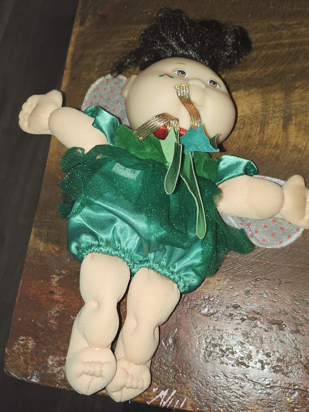 Vintage 1995 Cabbage Patch Kids Holly Garden Fairies Mini Doll #1451 - Etsy