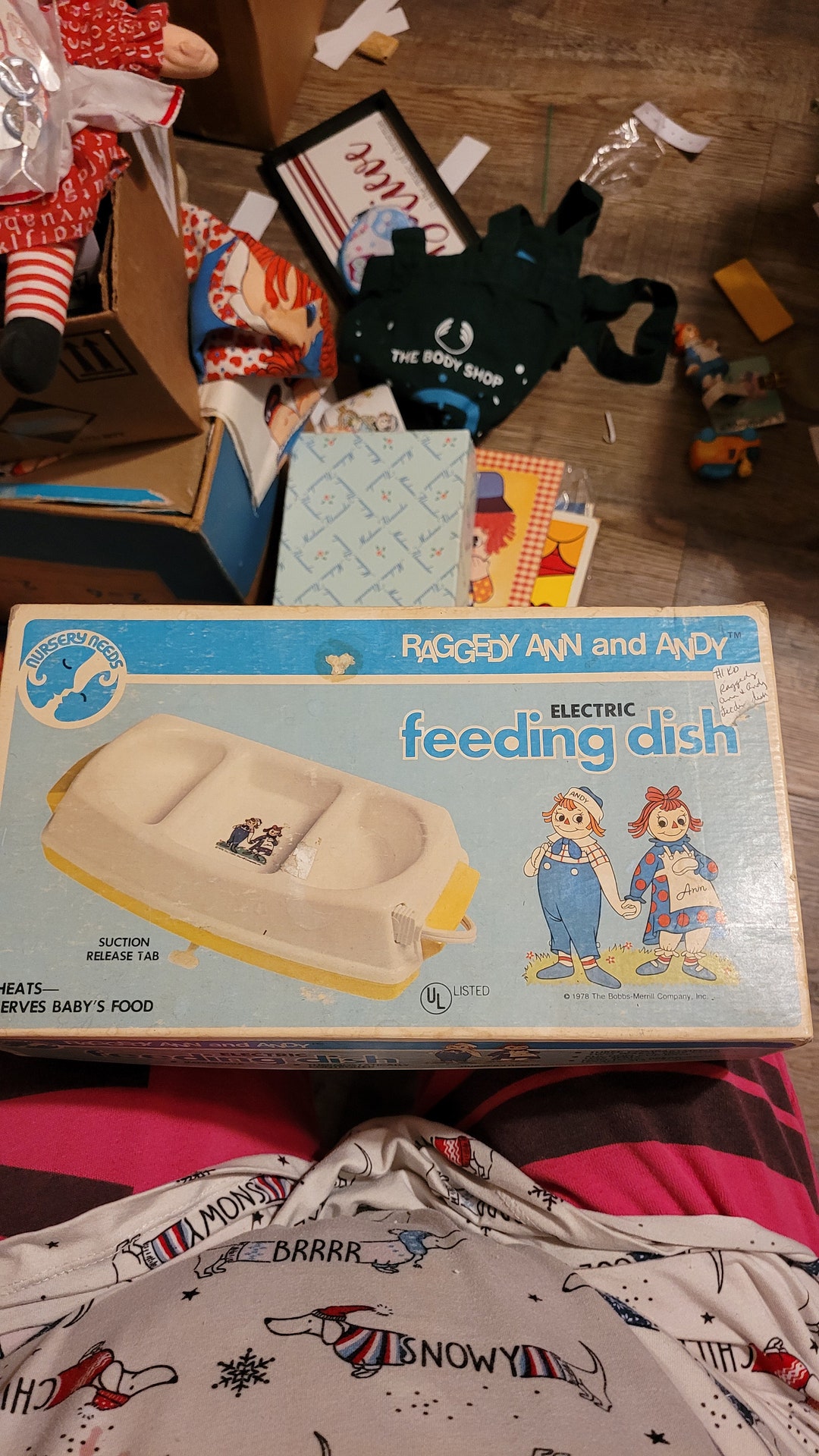 Antique 1978 Raggedy Ann and Andy Electric Feeding Dish - Etsy
