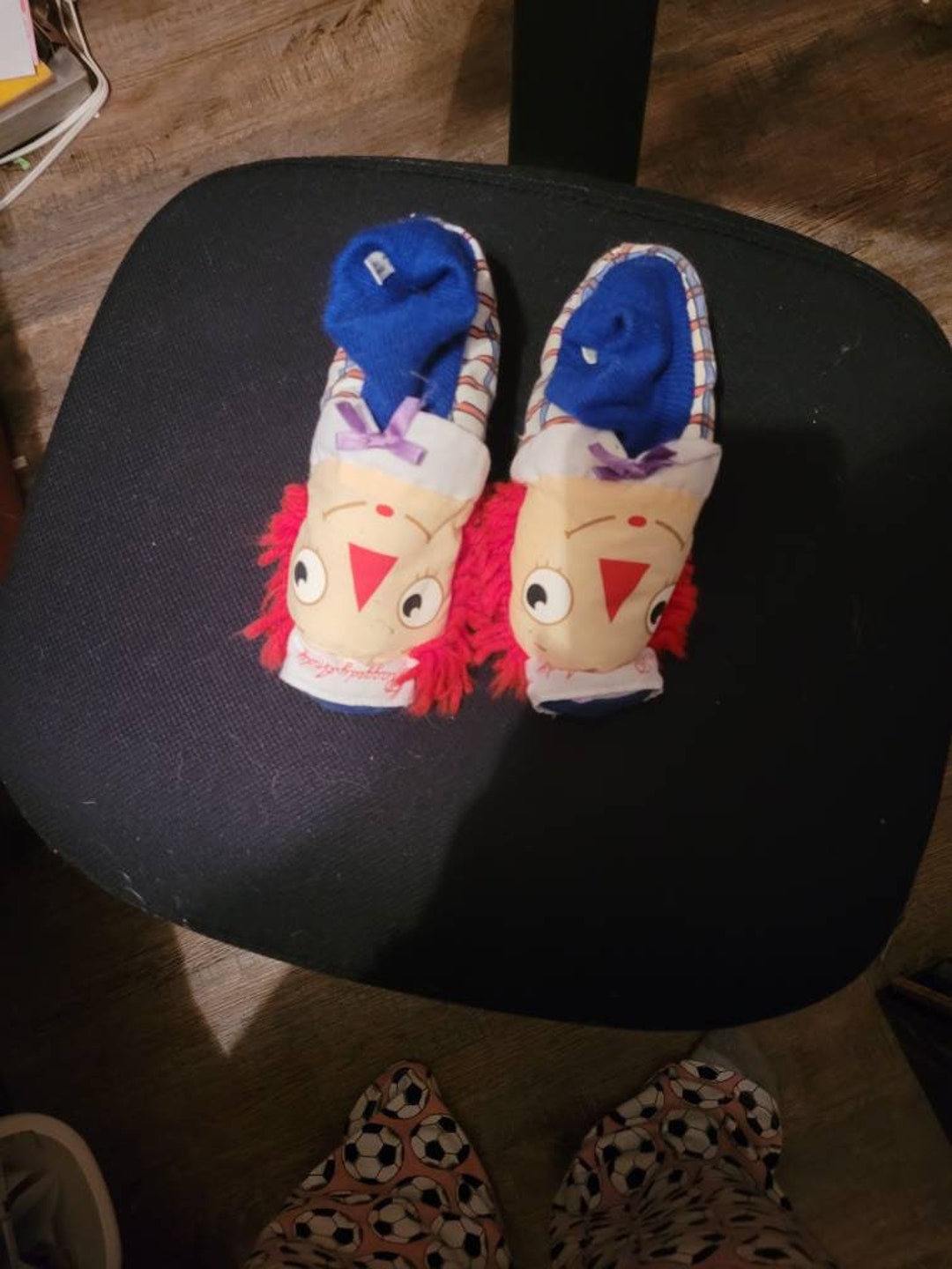Vintage Raggedy Ann and Andy House Shoes Kids Size 9 -10 #box 1 - Etsy