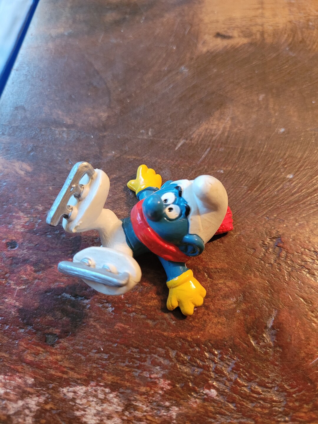 Antique 1978 Smurf Ice Skater#970 Box7 - Etsy