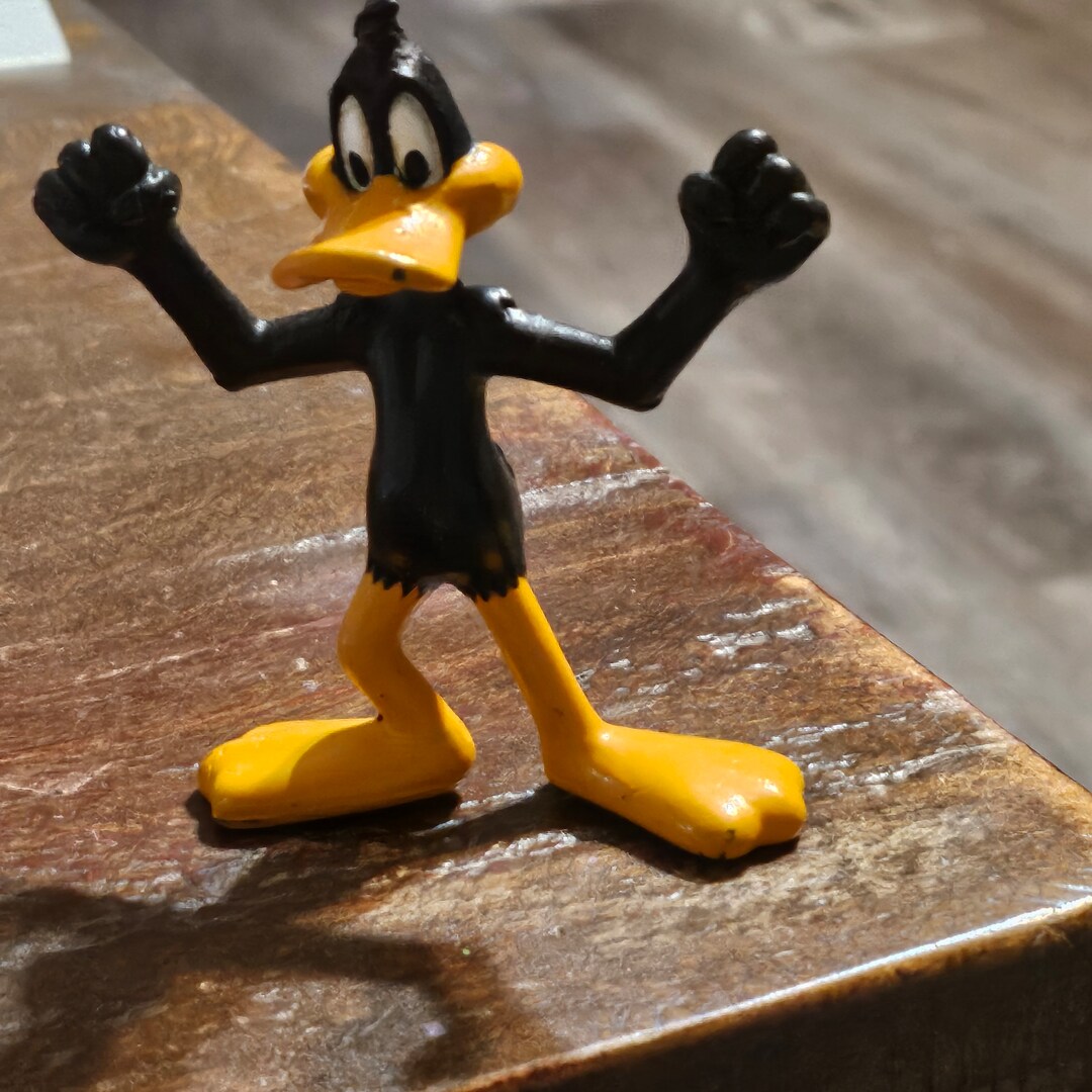 Antique 1991 Daffy Duck Toy Figure 1966 - Etsy