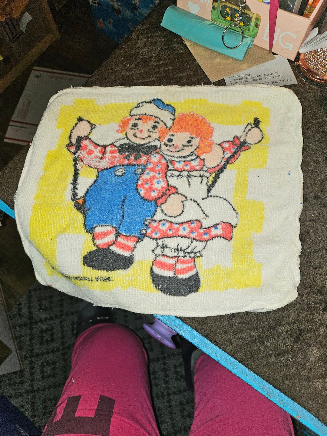 Antique Raggedy Ann and Andy Kids Head Towel and Pattern#box2 - Etsy