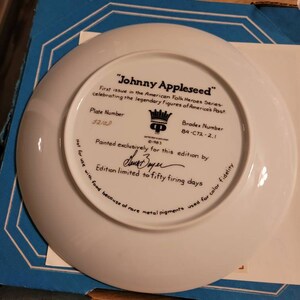 1983 Jonny Applebee's Collectors Plate#170 - Etsy