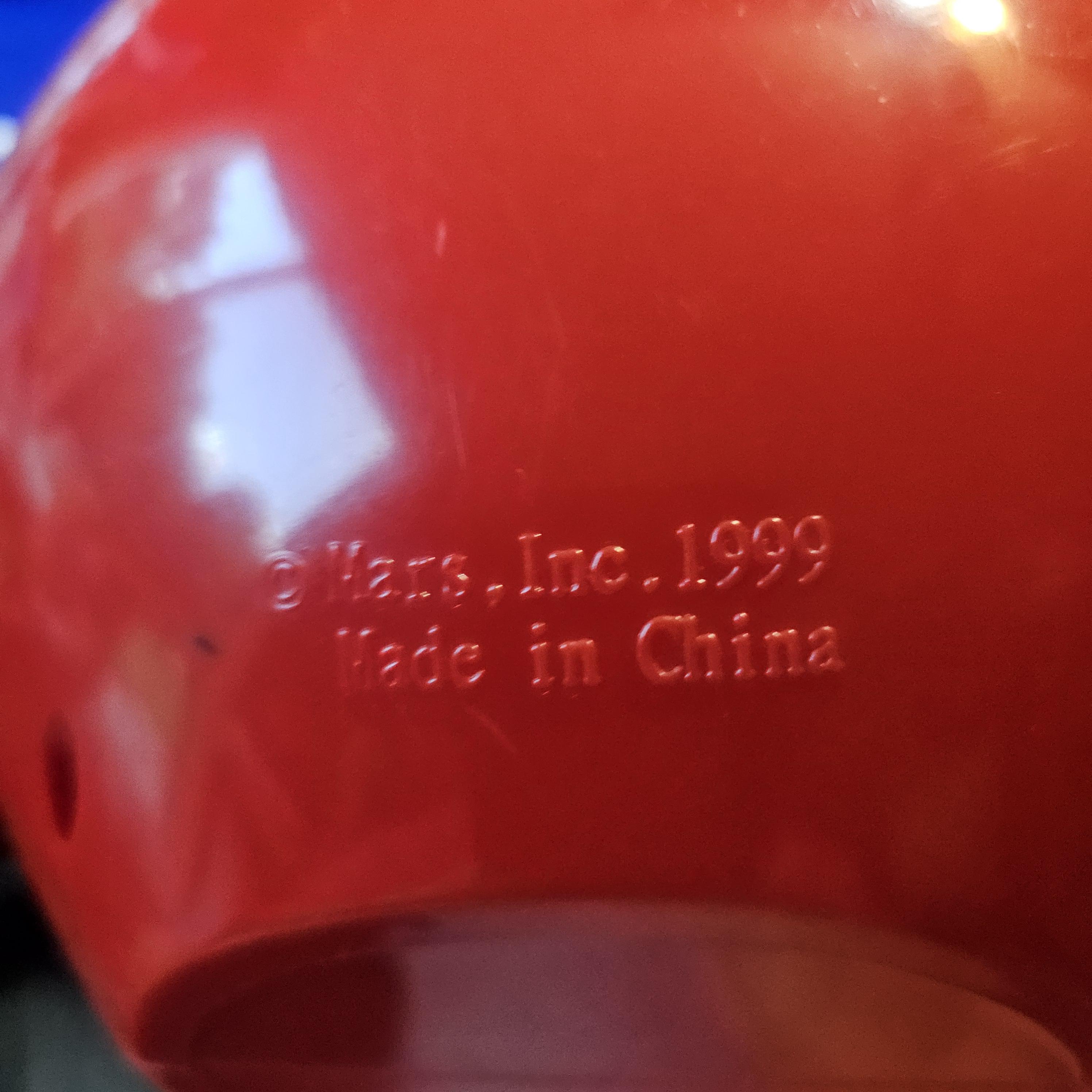 Vintage 1999 Red Devil M & M Candy Bucket #2463 - Etsy