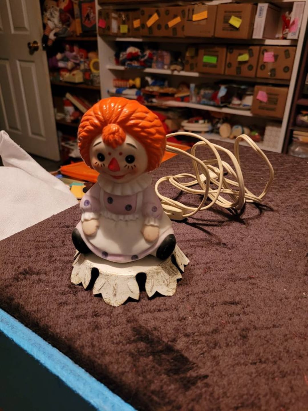 Antique Raggedy Ann Night Light - Etsy