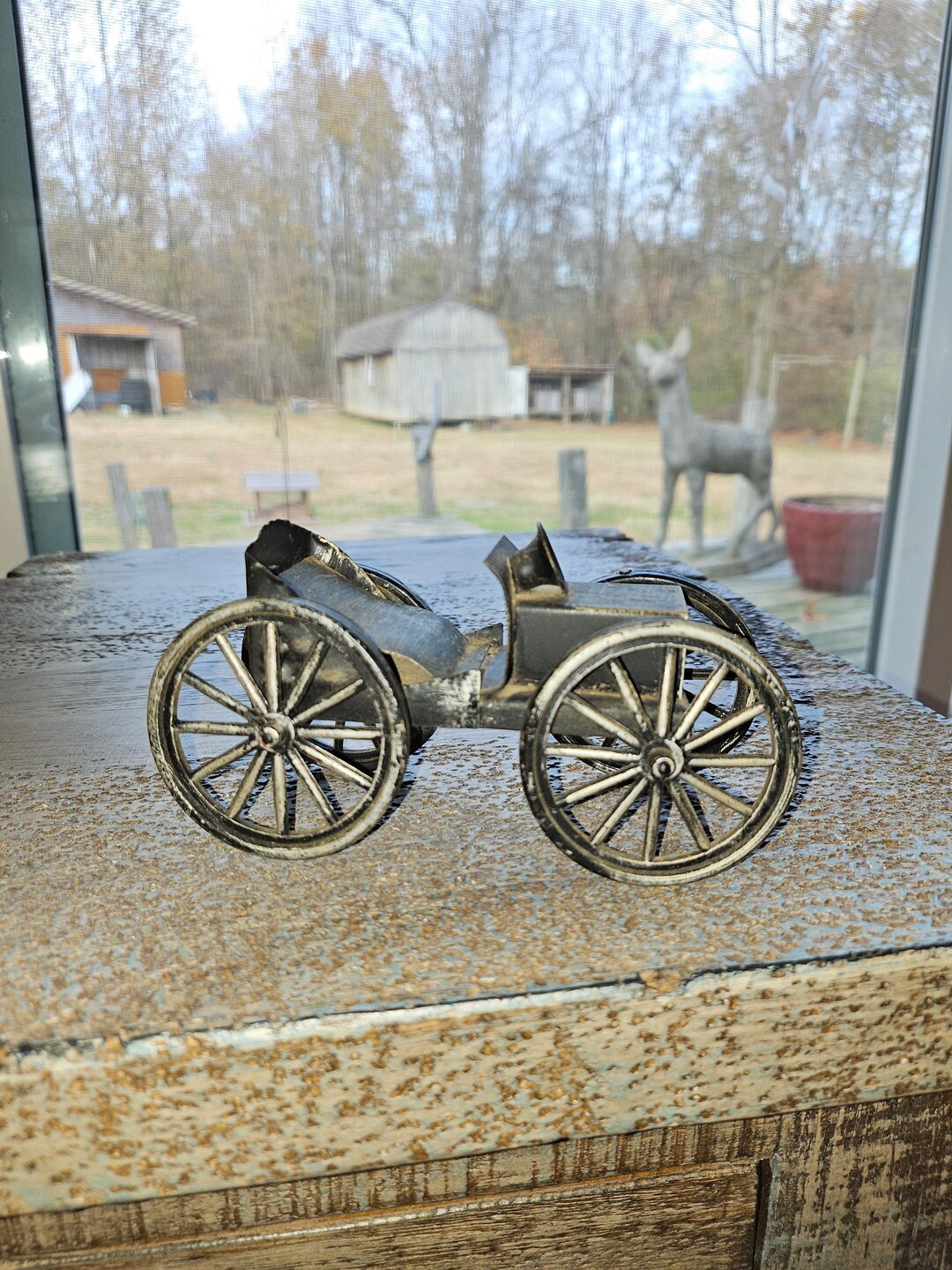 Antique Metal Car #1878 - Etsy