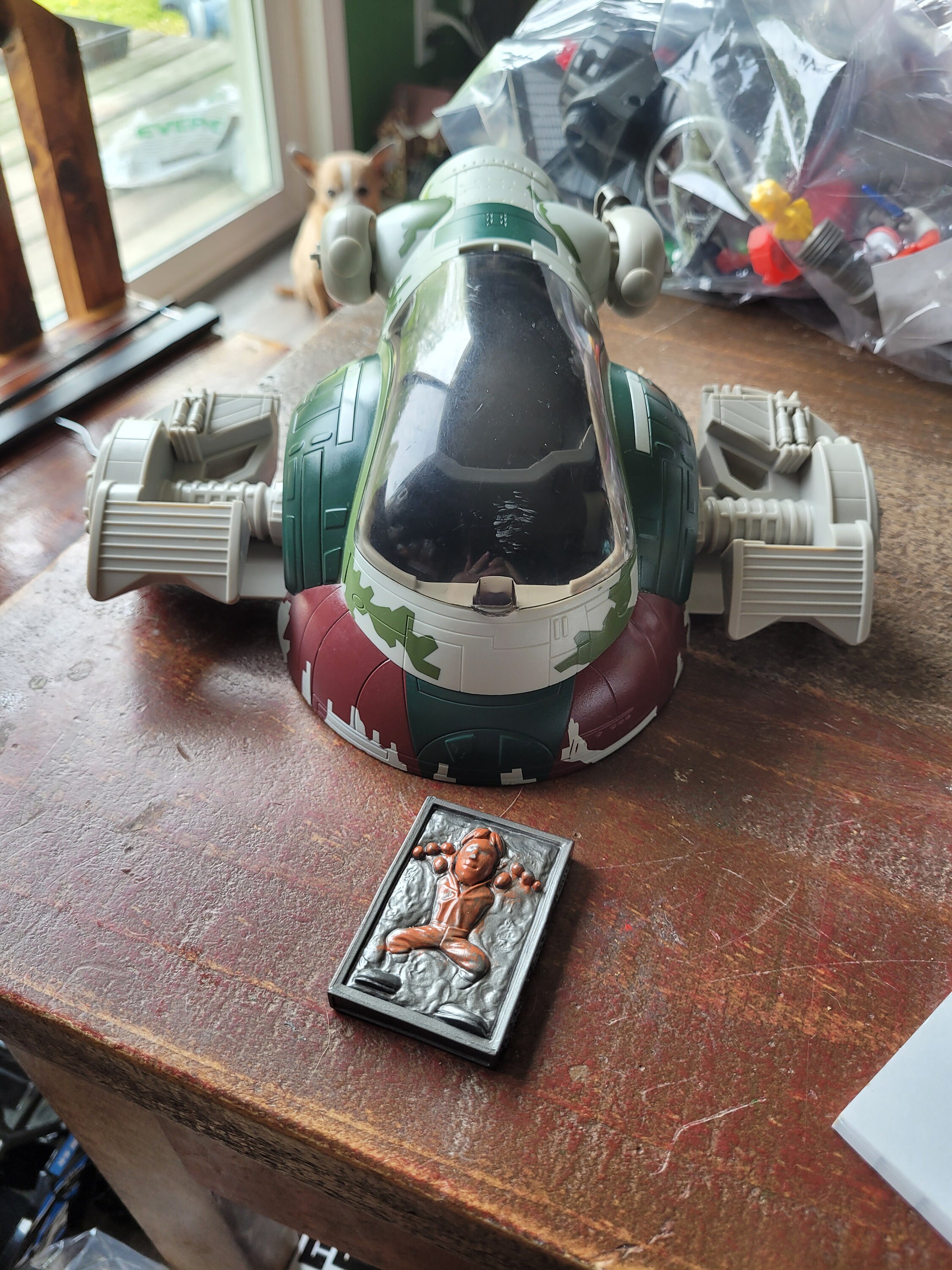 2009 Star Wars Jabba Bounty Slave 1 and Shield Galletic Hero s 39 Etsy Canada