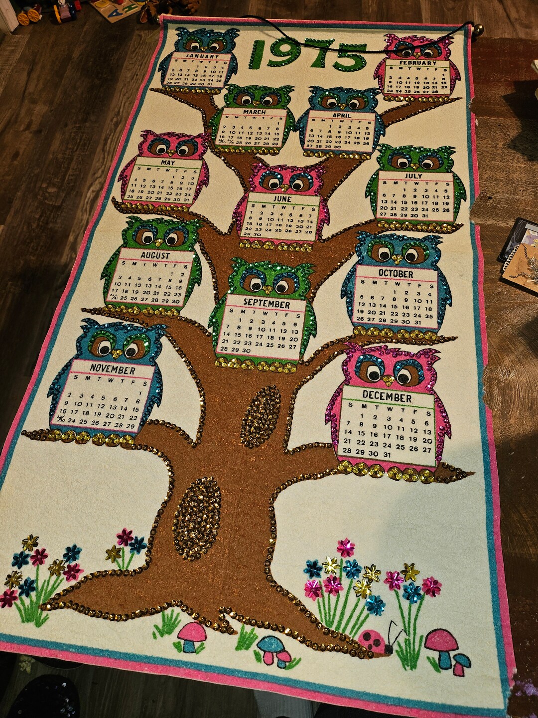 1975 Calander Handmade187 - Etsy