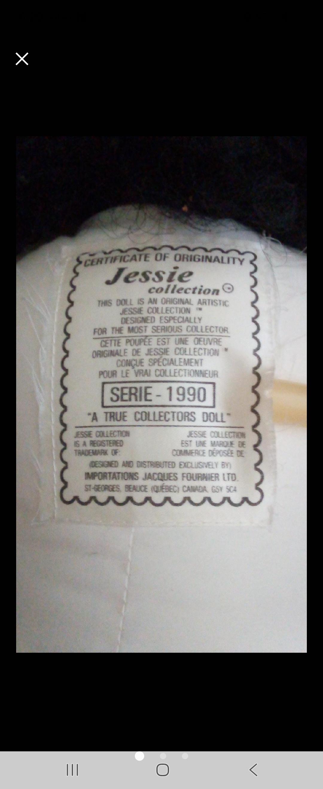 Antique 1990 Jessie Collection African American Doll #1748 - Etsy