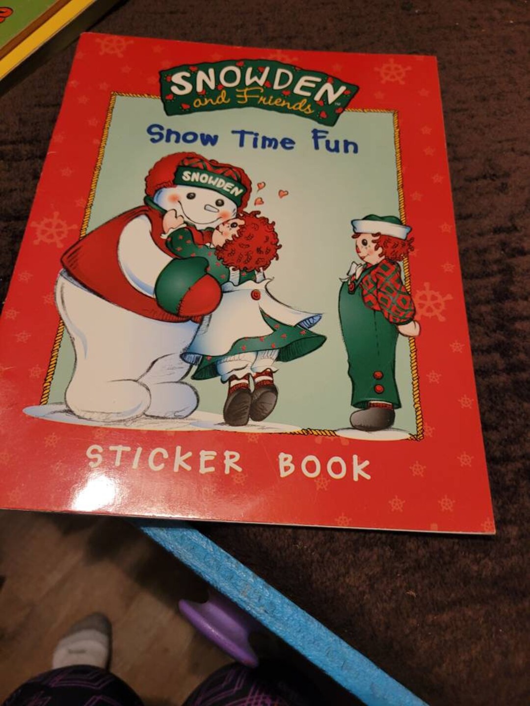 1998 Snowden Winter Fun Raggedy Ann and Andy Sticker Book # 1114 ...