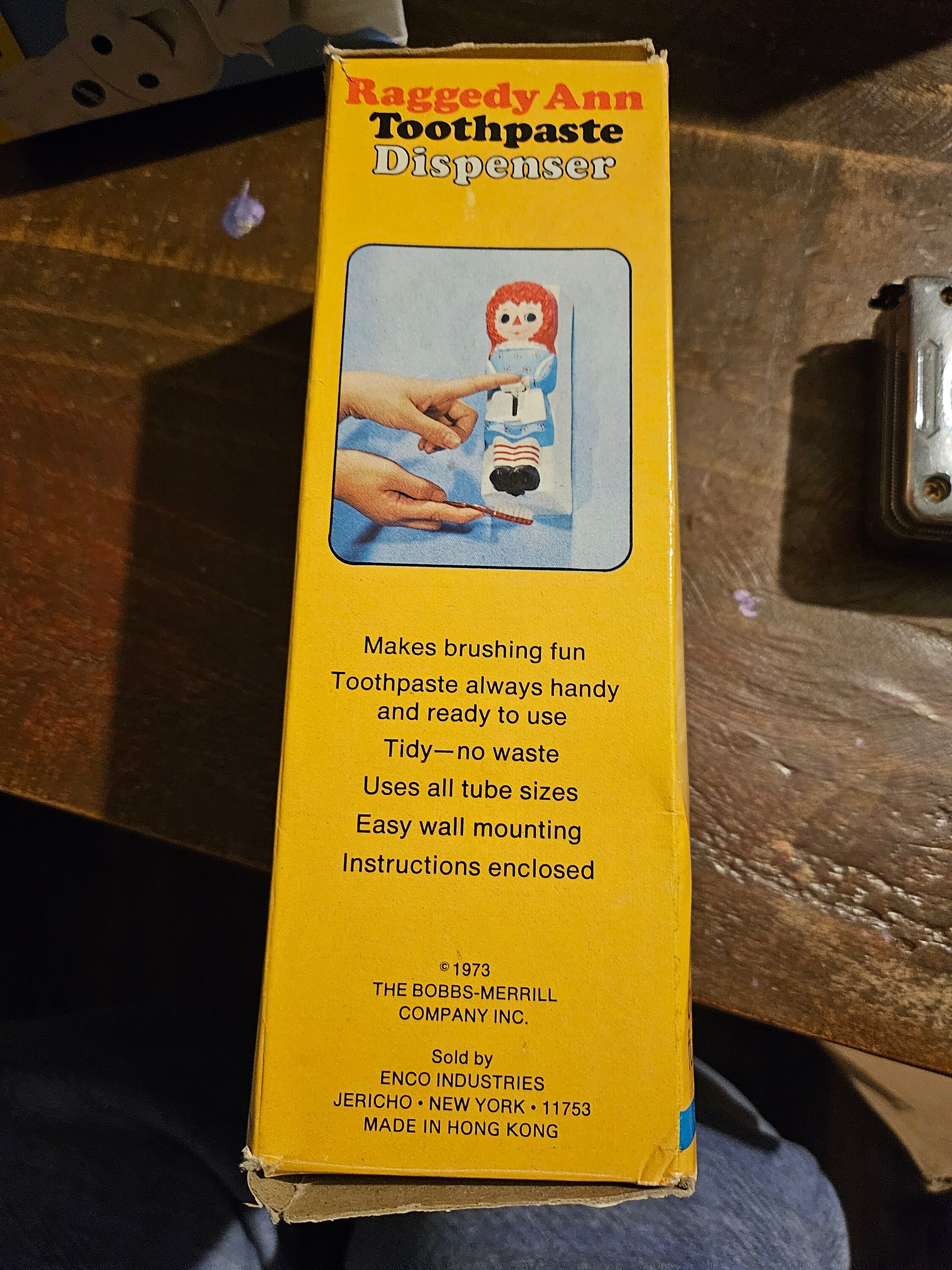 Antique 1973 Raggedy Ann Toothpaste Dispenser #1357 - Etsy