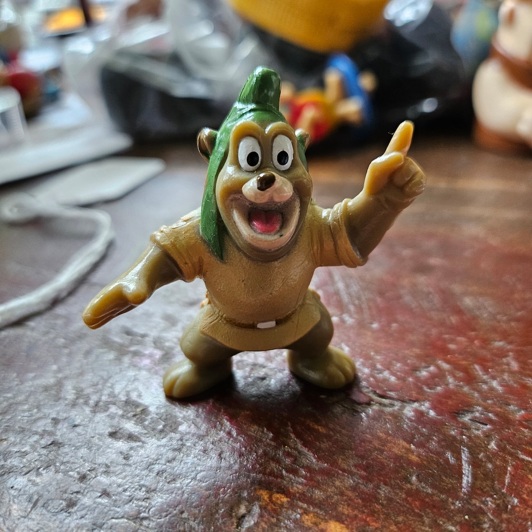 Vintage 1991 Disney Gummi Bears Gruffi Toy Figure #1004 Box 8 - Etsy