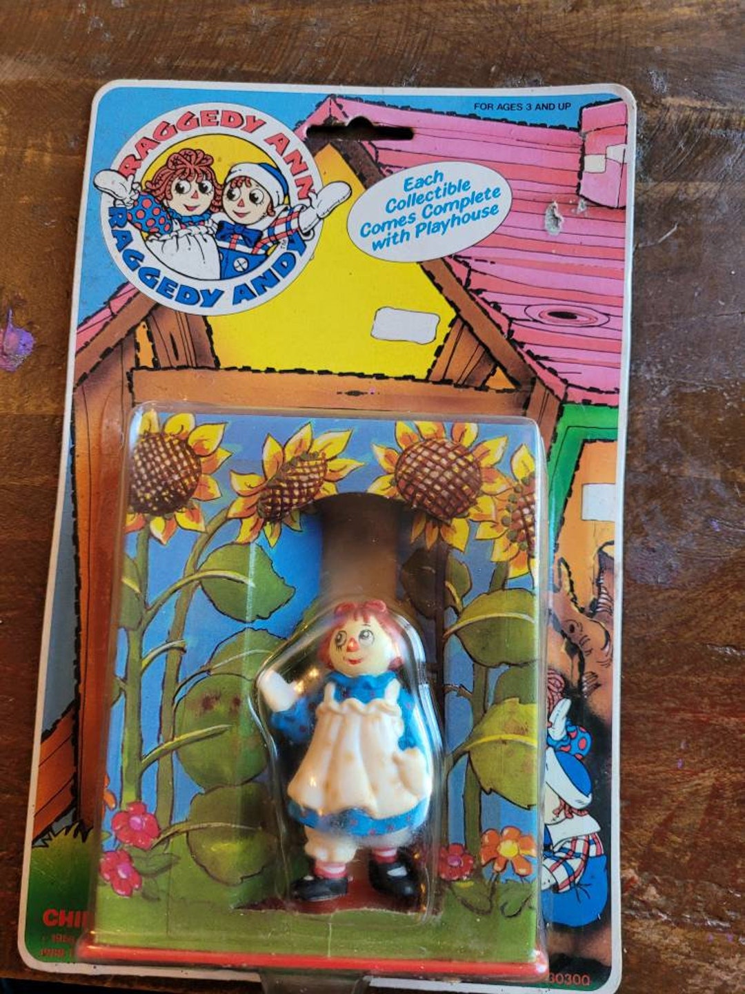 Vintage 1988 Raggedy Ann Figure One Hand Up#1672 - Etsy