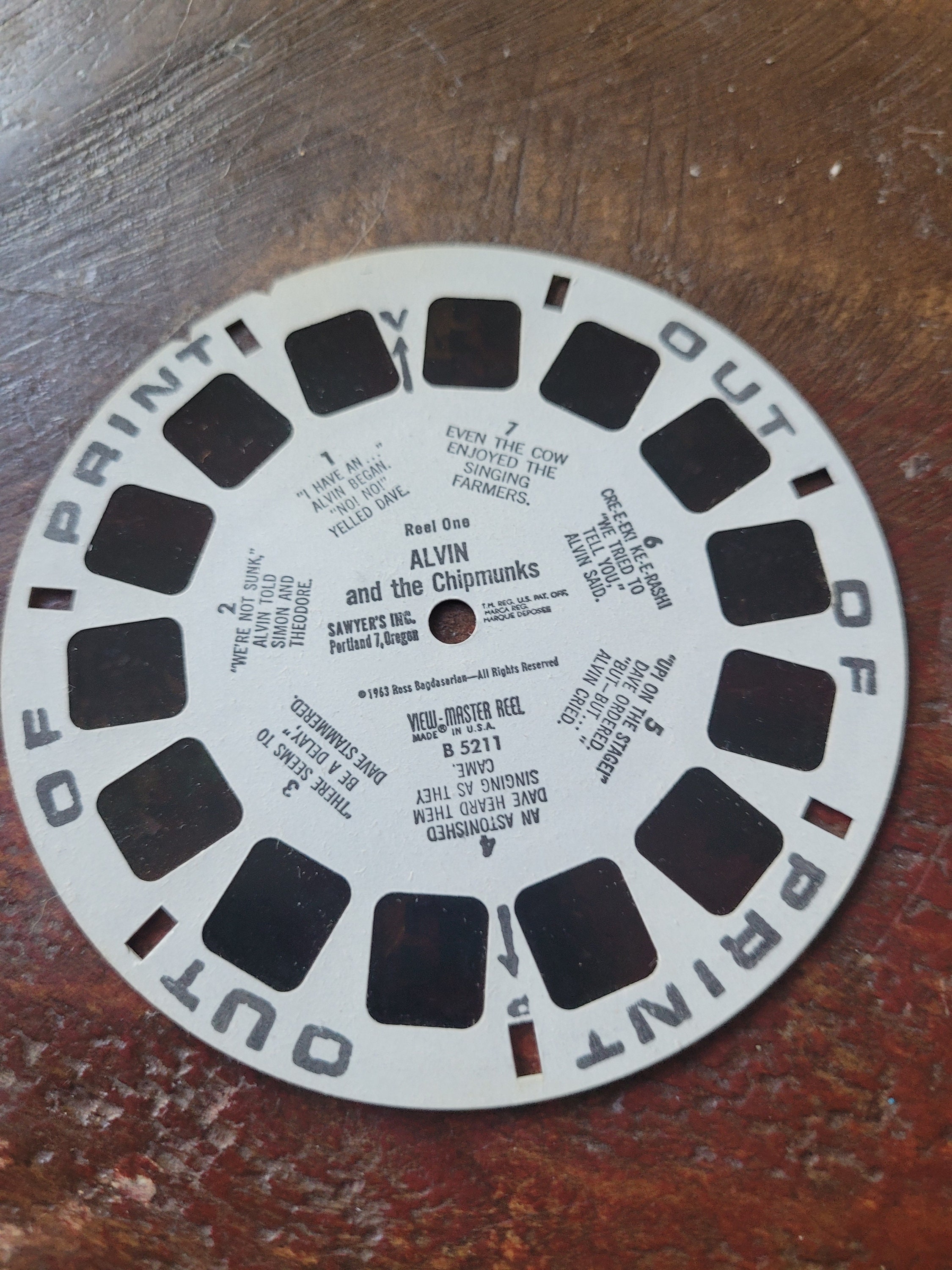 Antique 1963 Alvin and The. Chipmunks Veiw-master Reels 942 Box6 - Etsy