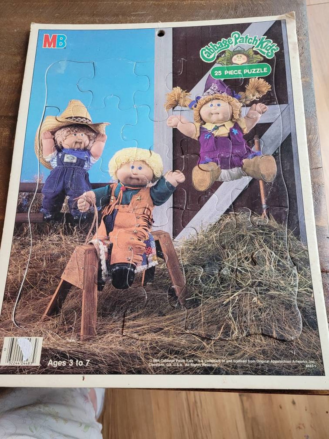 1984 Cabbage Patch Puzzle #1215 Bookshelf - Etsy