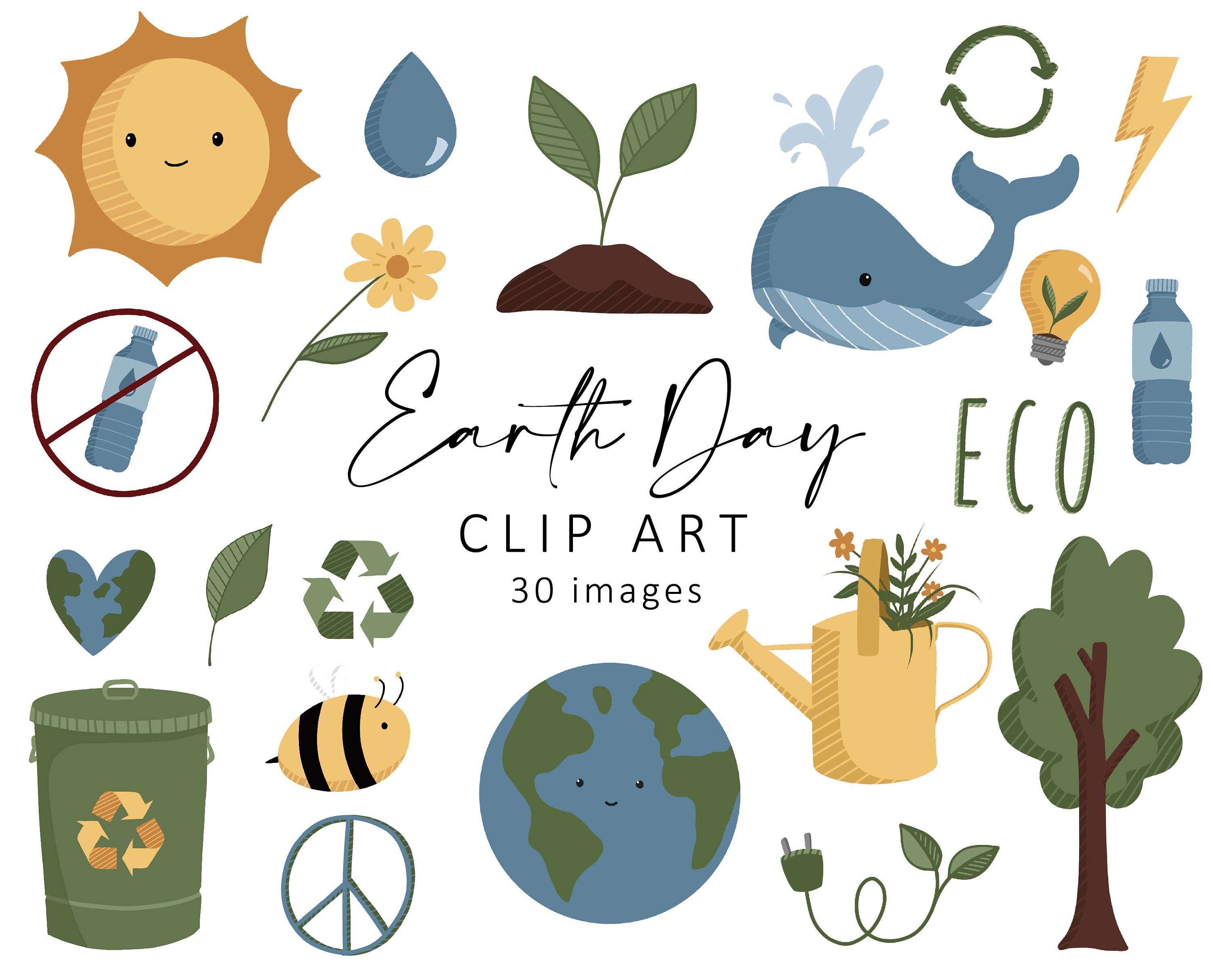 Earth Day Clipart, Earth Day SVG, Earth SVG, Earth Clipart, Recycle Svg ...