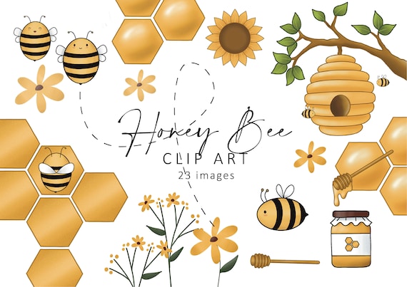 Honingbij Tekening Clipart