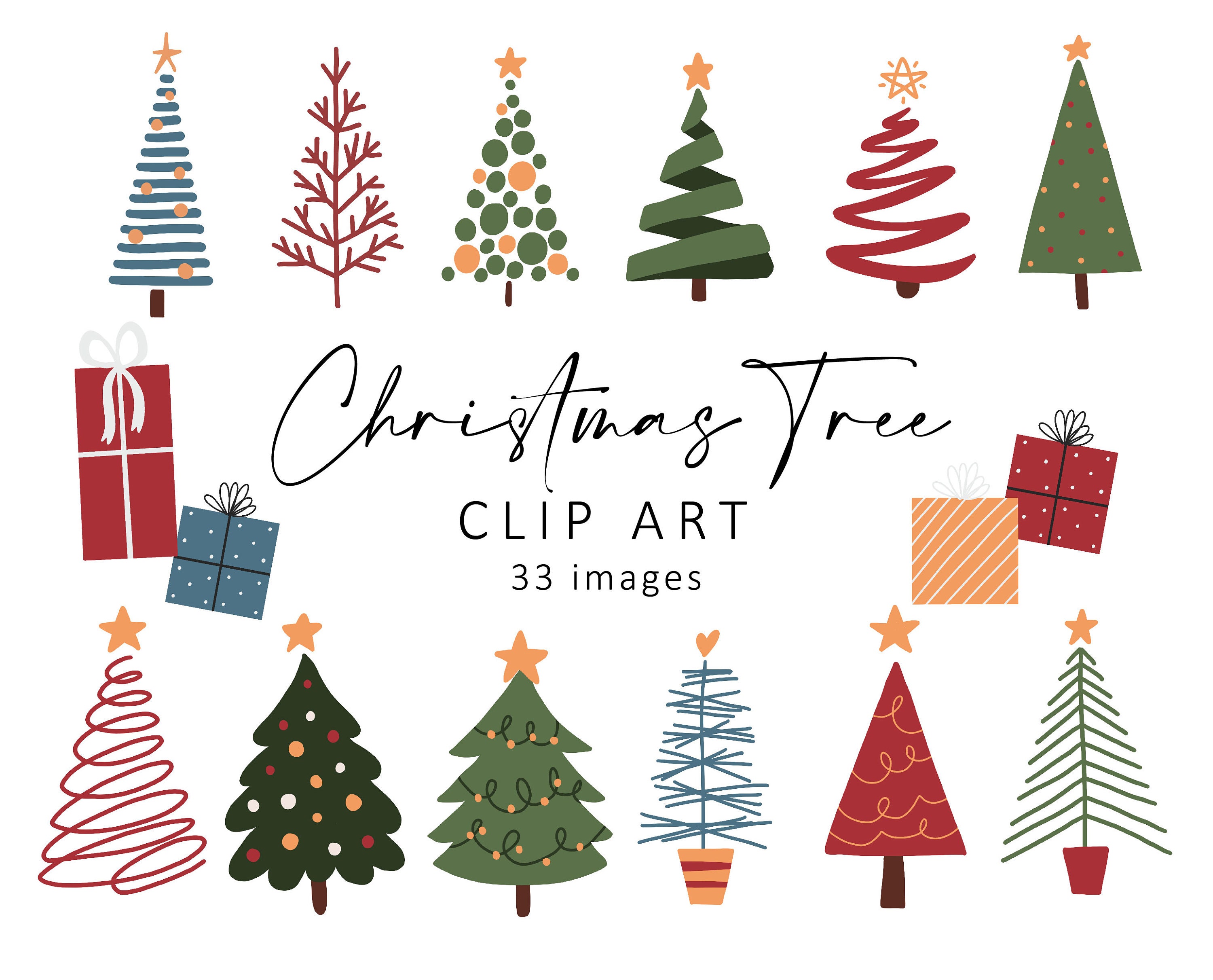 Christmas Tree Clipart PNG, Christmas Tree SVG, Merry Christmas Trees ...
