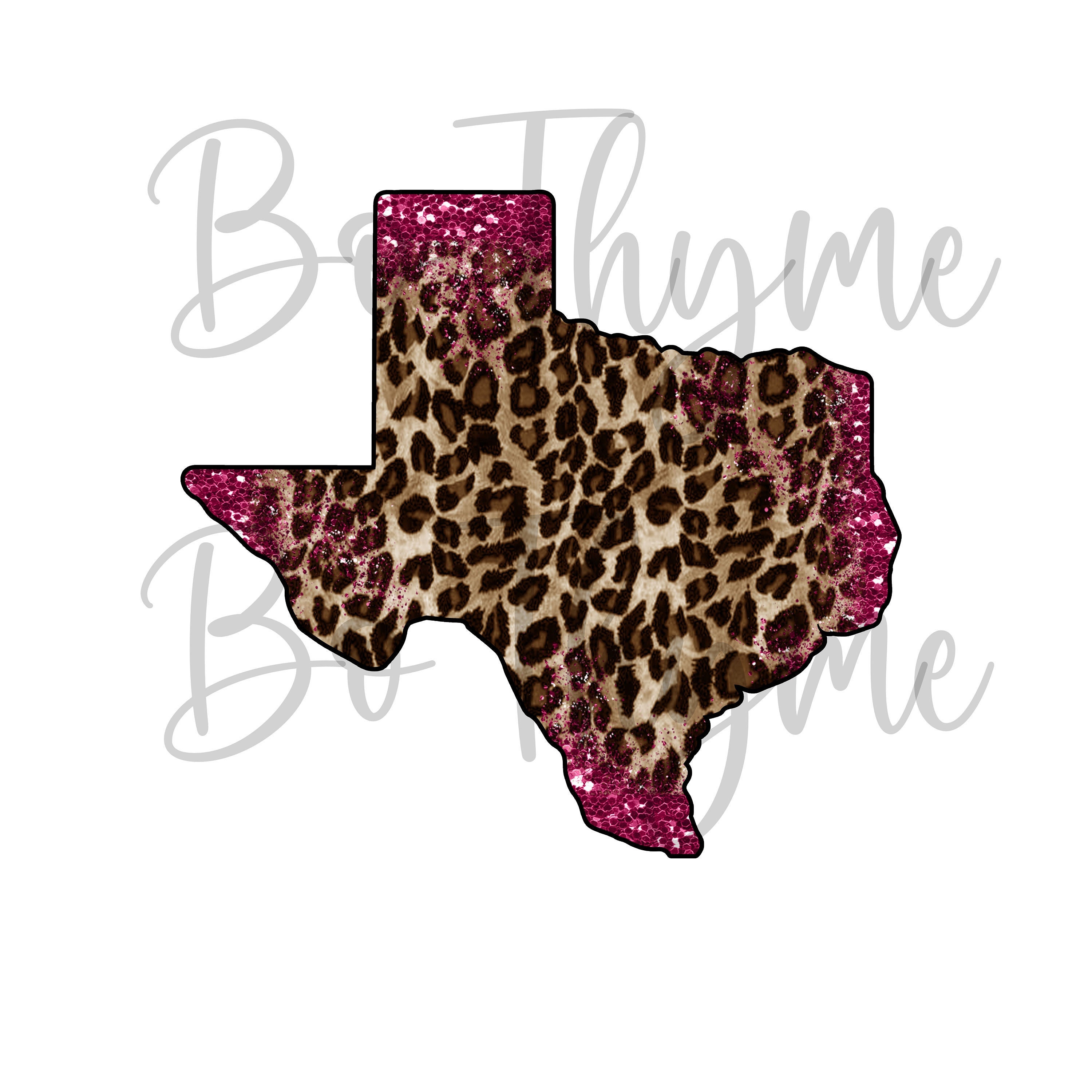 Cheetah and Maroon Glitter Texas PNG - Sublimation Background - Etsy