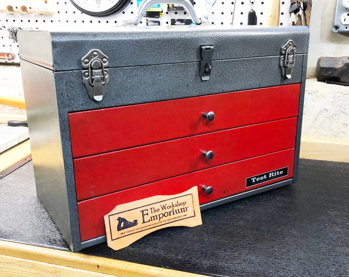 Vintage 3-drawer Test Rite Tool Chest With a Following - Etsy