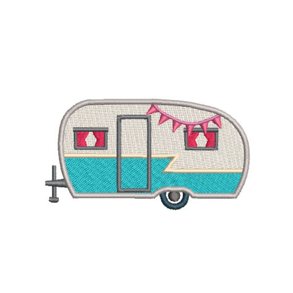 Camping Embroidery - Etsy