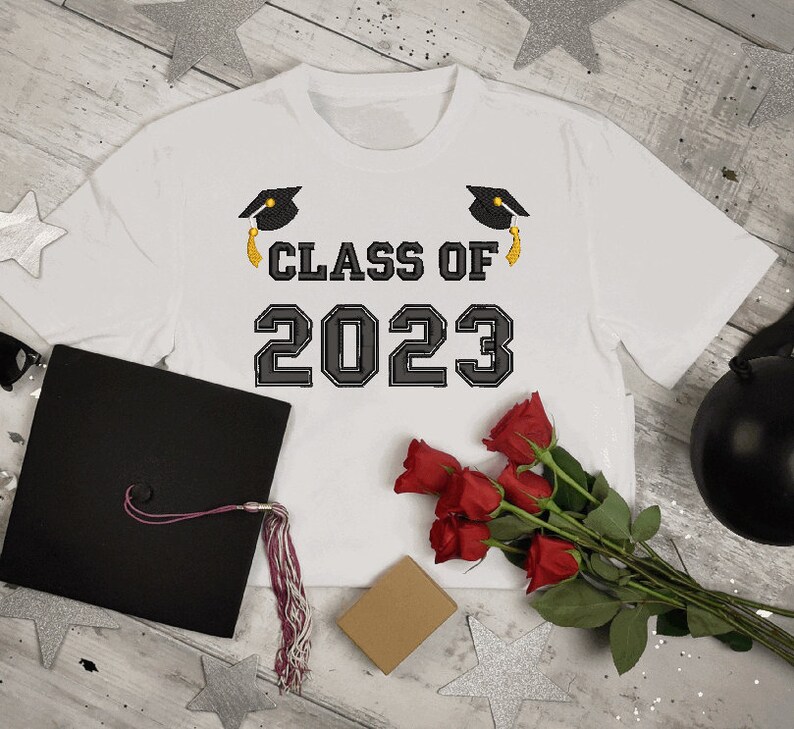 Graduation Class of 2023 Embroidery Design 4 X 4 and 5 X 7 - Etsy