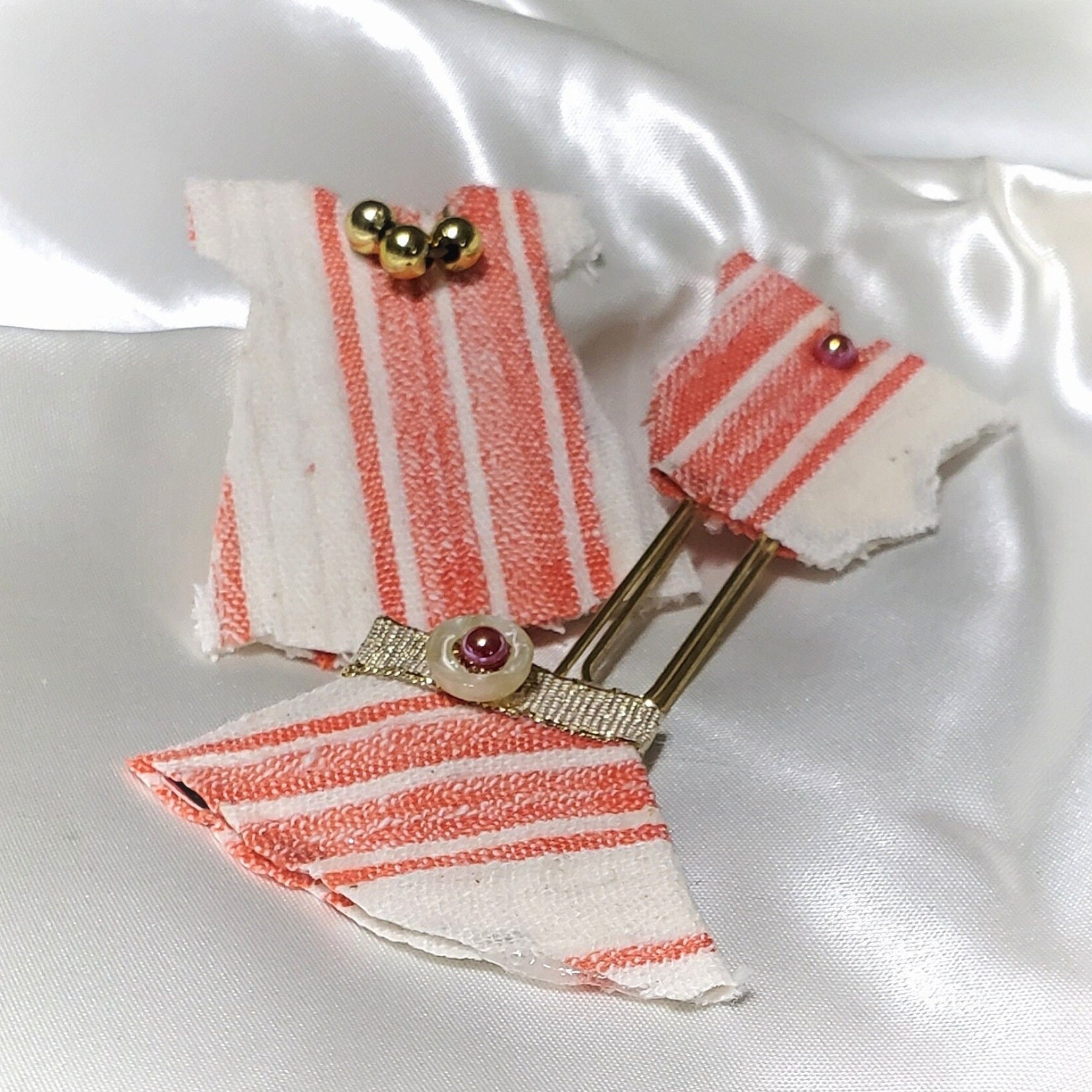 Cute Altered Paperclip Scrapbooking Junk Journal BOHO Miniature Retro ...