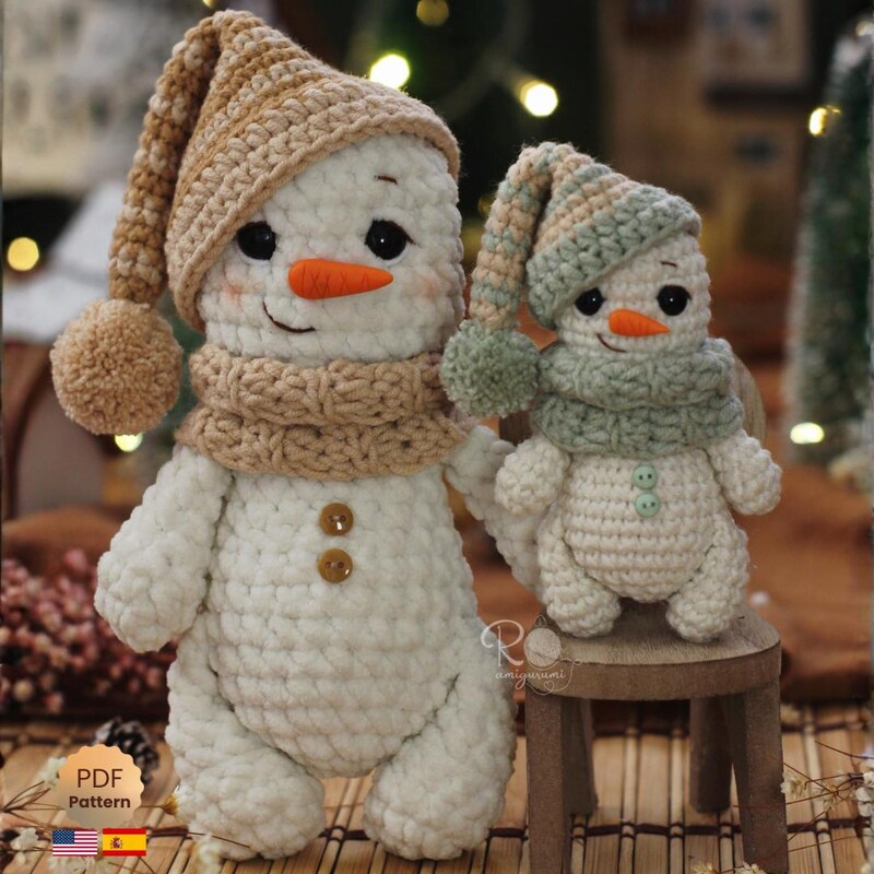 Chenille Snowman - Etsy