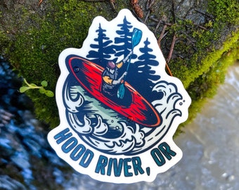 Vinyl River Sticker - Etsy