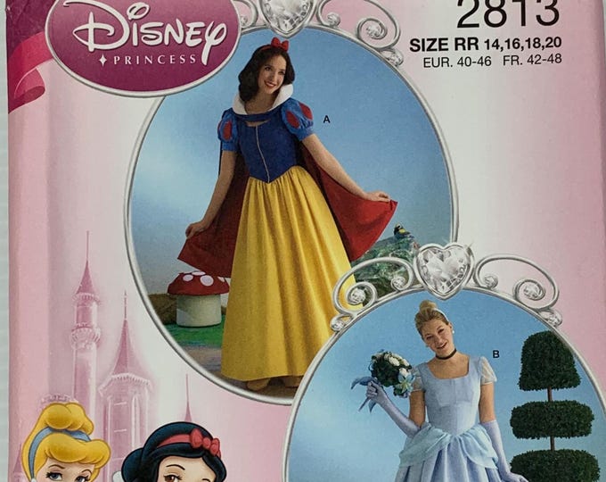 Disney Princess Costume Sewing Pattern Simplicity 2813 Adult Sizes 14 ...