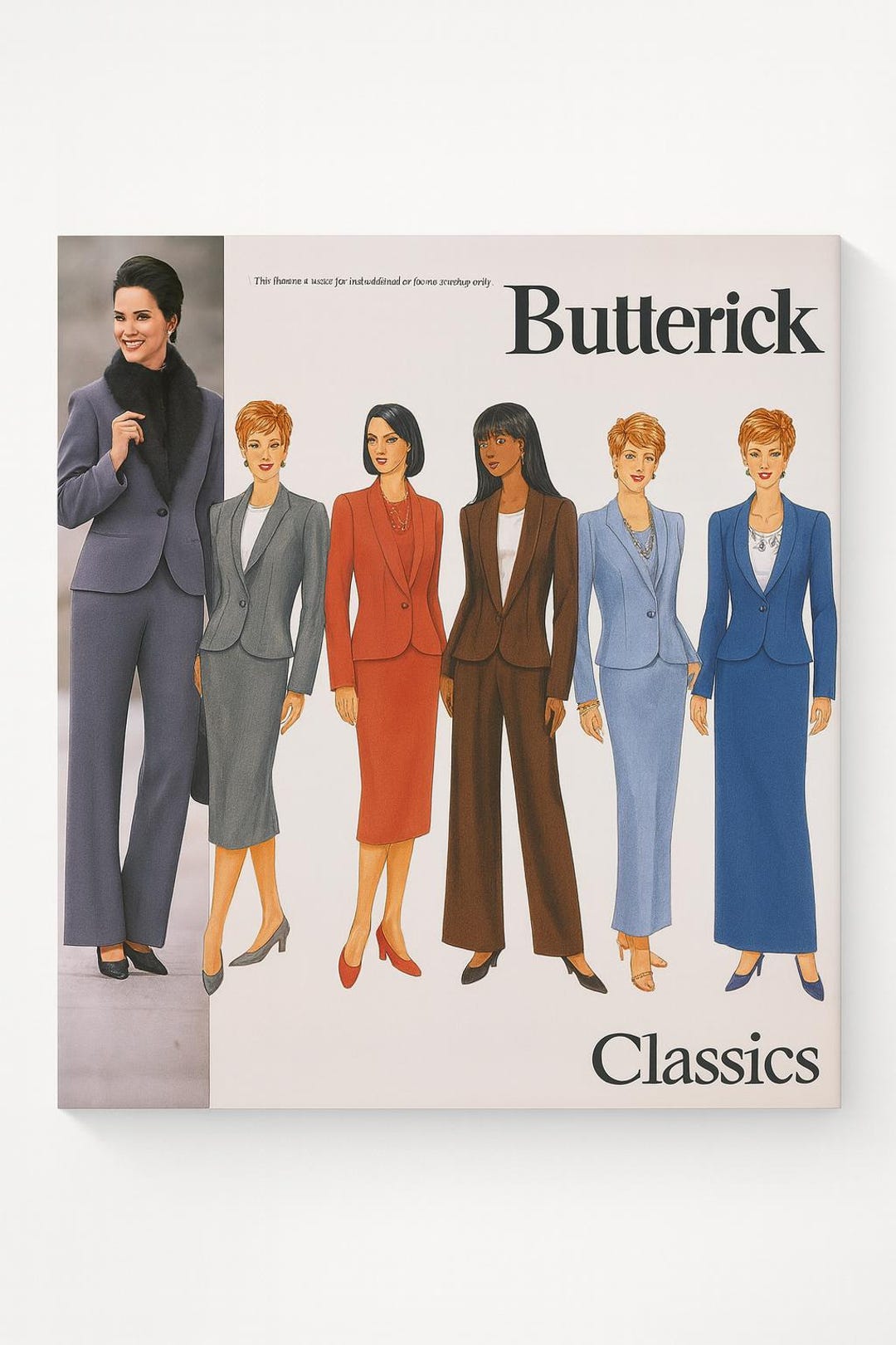 Vintage Butterick 5837 Sewing Pattern – Classic Women’s Suit Jacket ...