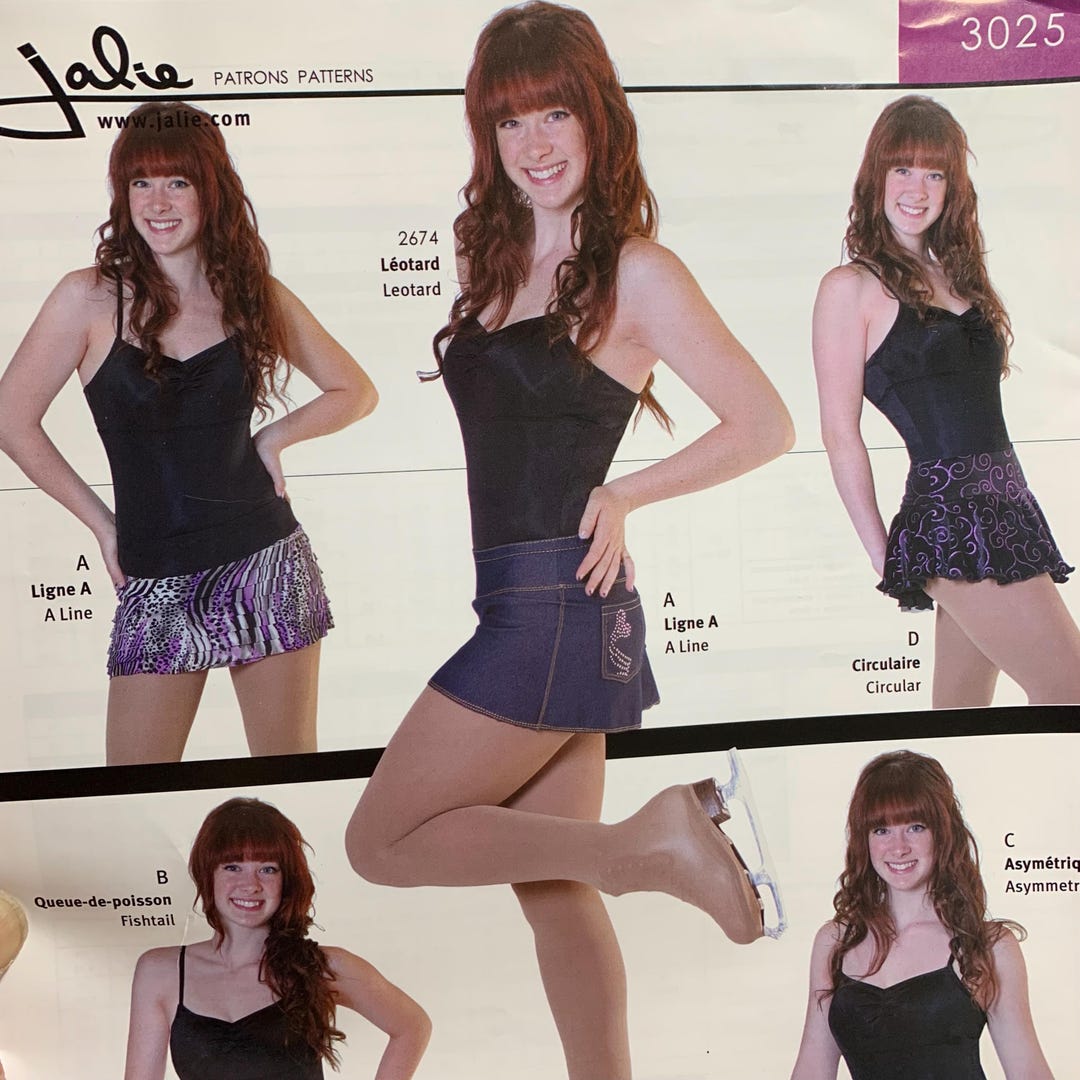Jalie Figure Skating Sewing Pattern 3026 Choice of Skirts With Yoke and ...