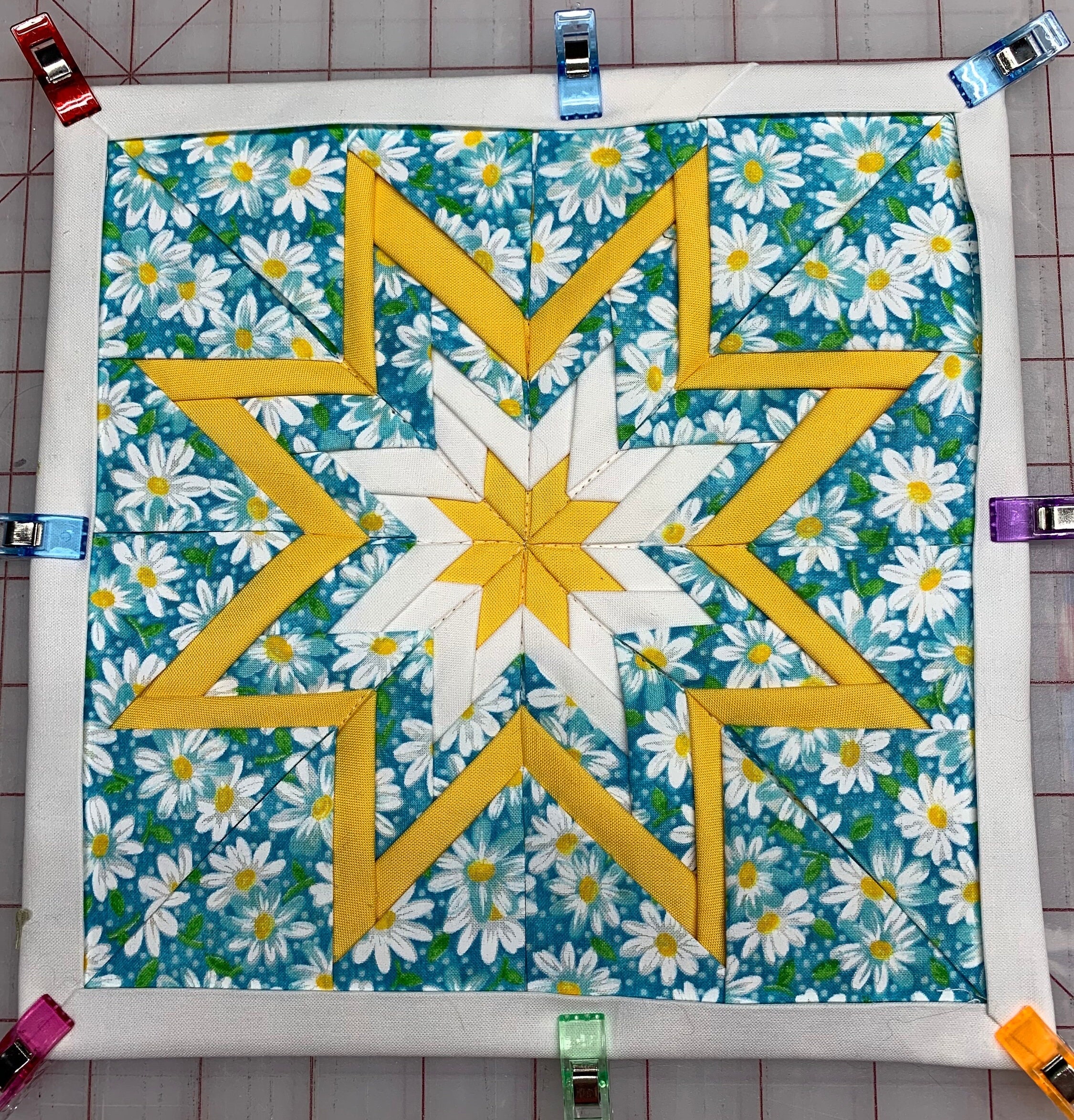 Folded Star Sewing Pattern Hot Pad Directions Kitchen Decoration Sewing ...