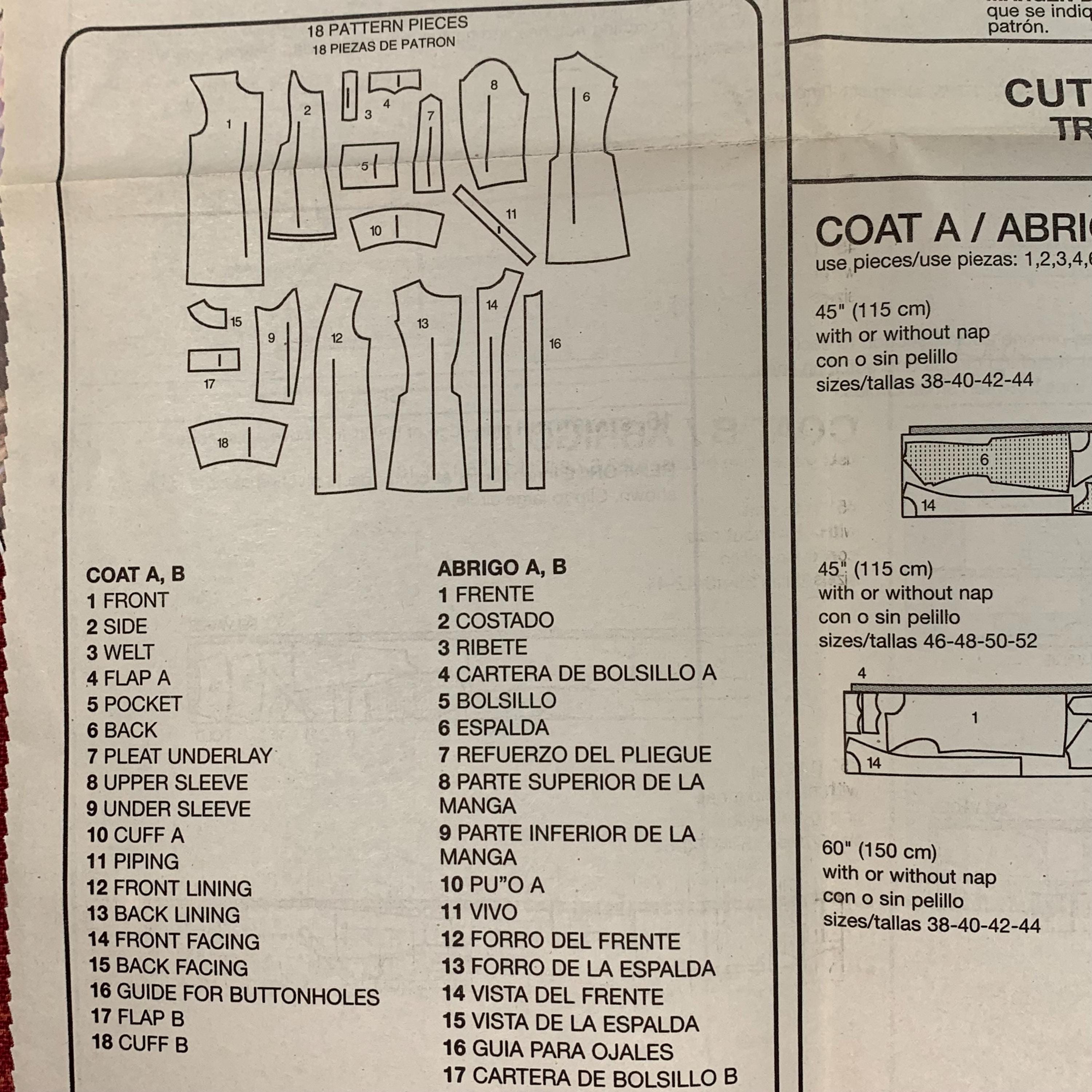 MP707 Mccall's Patterns Men's Historical Outlander Coat Scottish Style ...