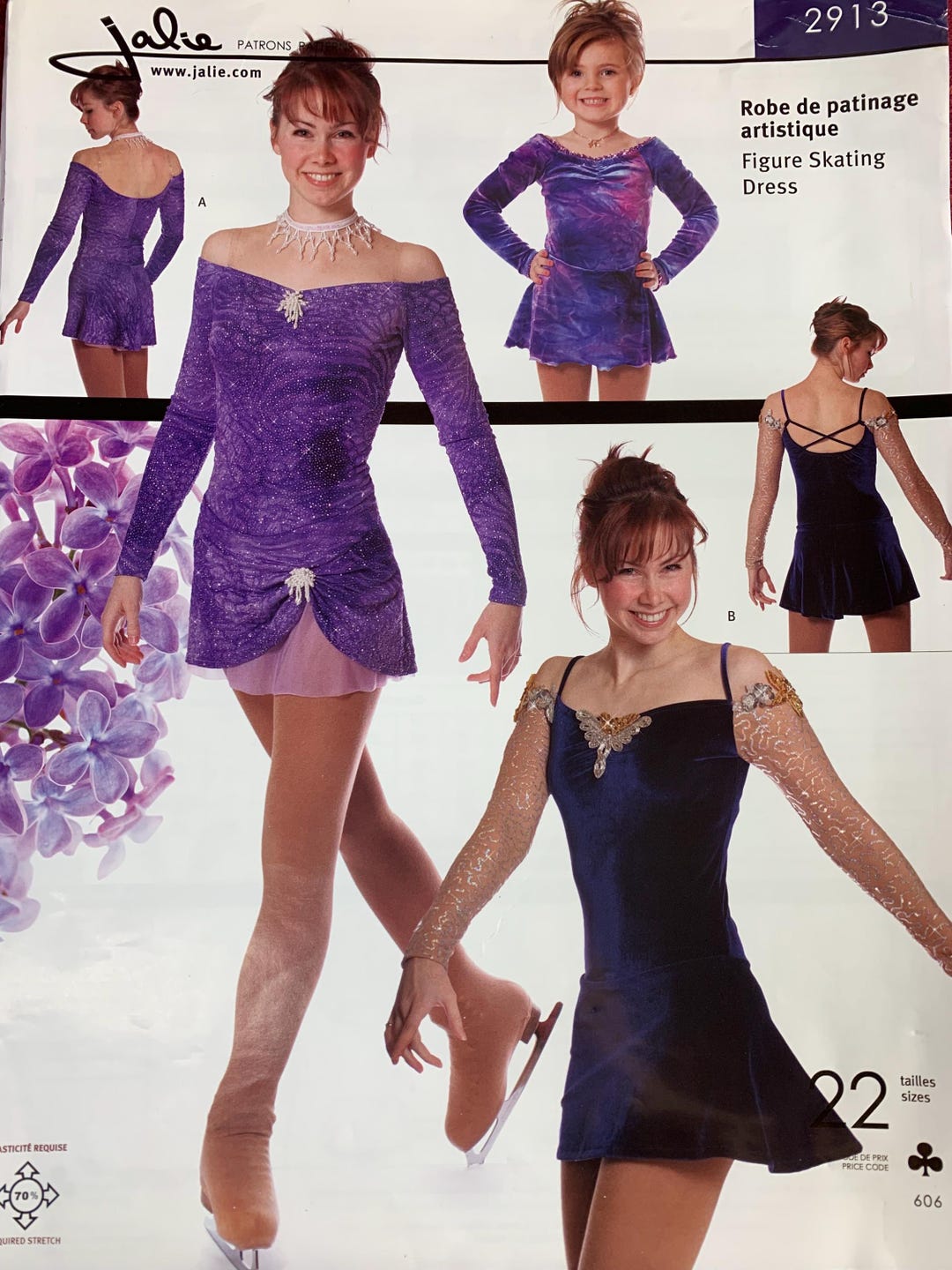 Jalie Figure Skating Sewing Pattern 2913 Skating Dress Cami Look ...